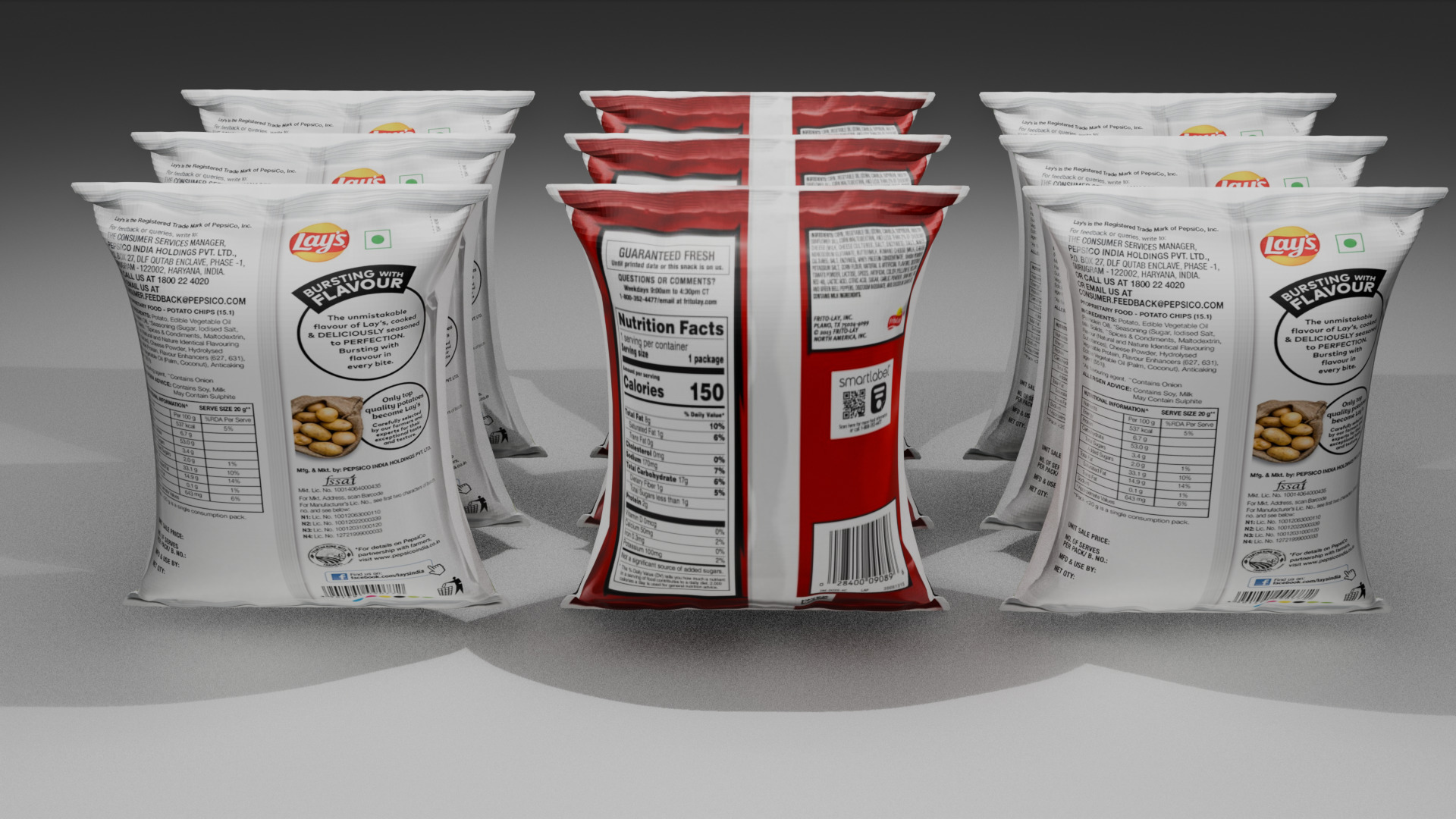 Chips 3D Model free 3D model | CGTrader