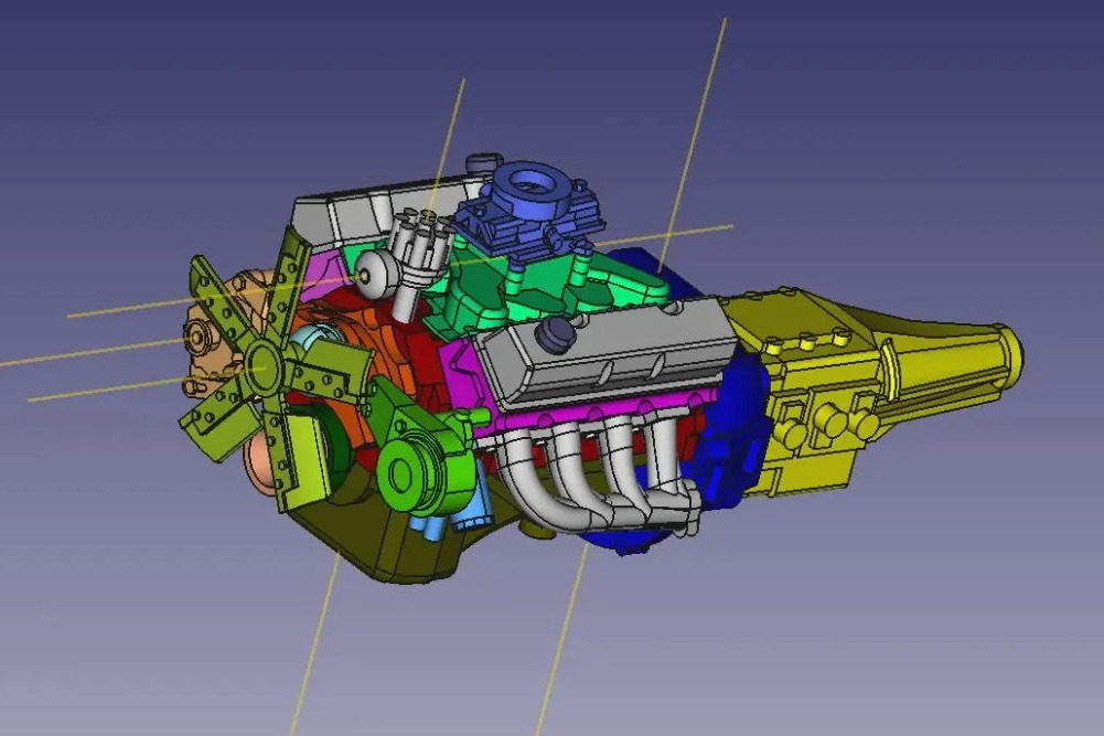 1-25th engine 351 Cleveland free 3D model 3D printable | CGTrader