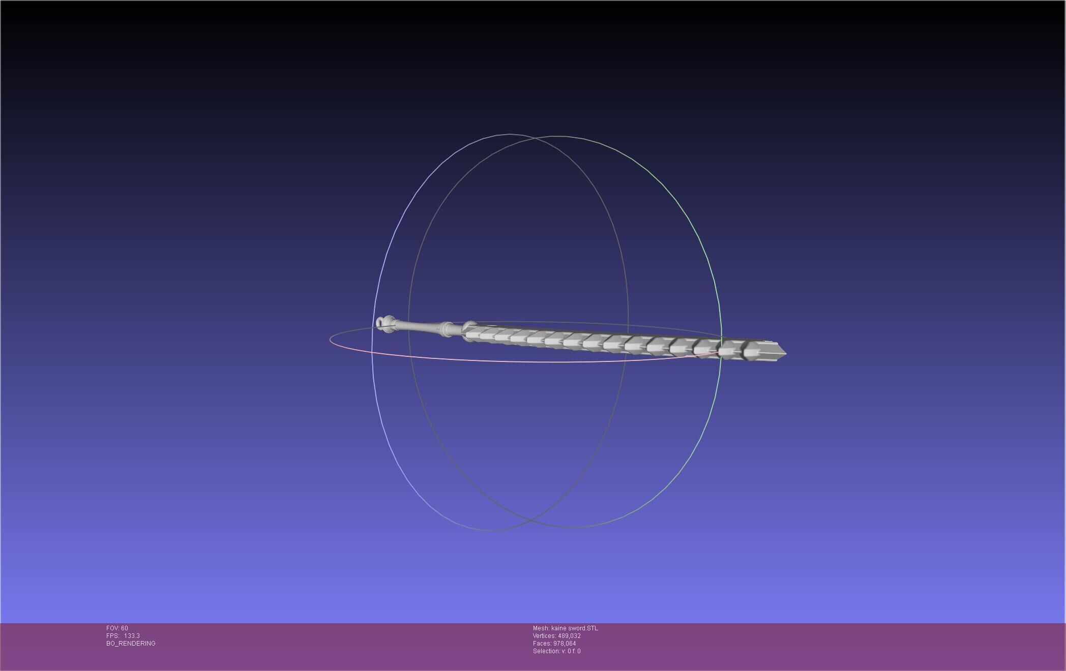 NIER Kaine Sword Printable Assembly 3D model 3D printable | CGTrader
