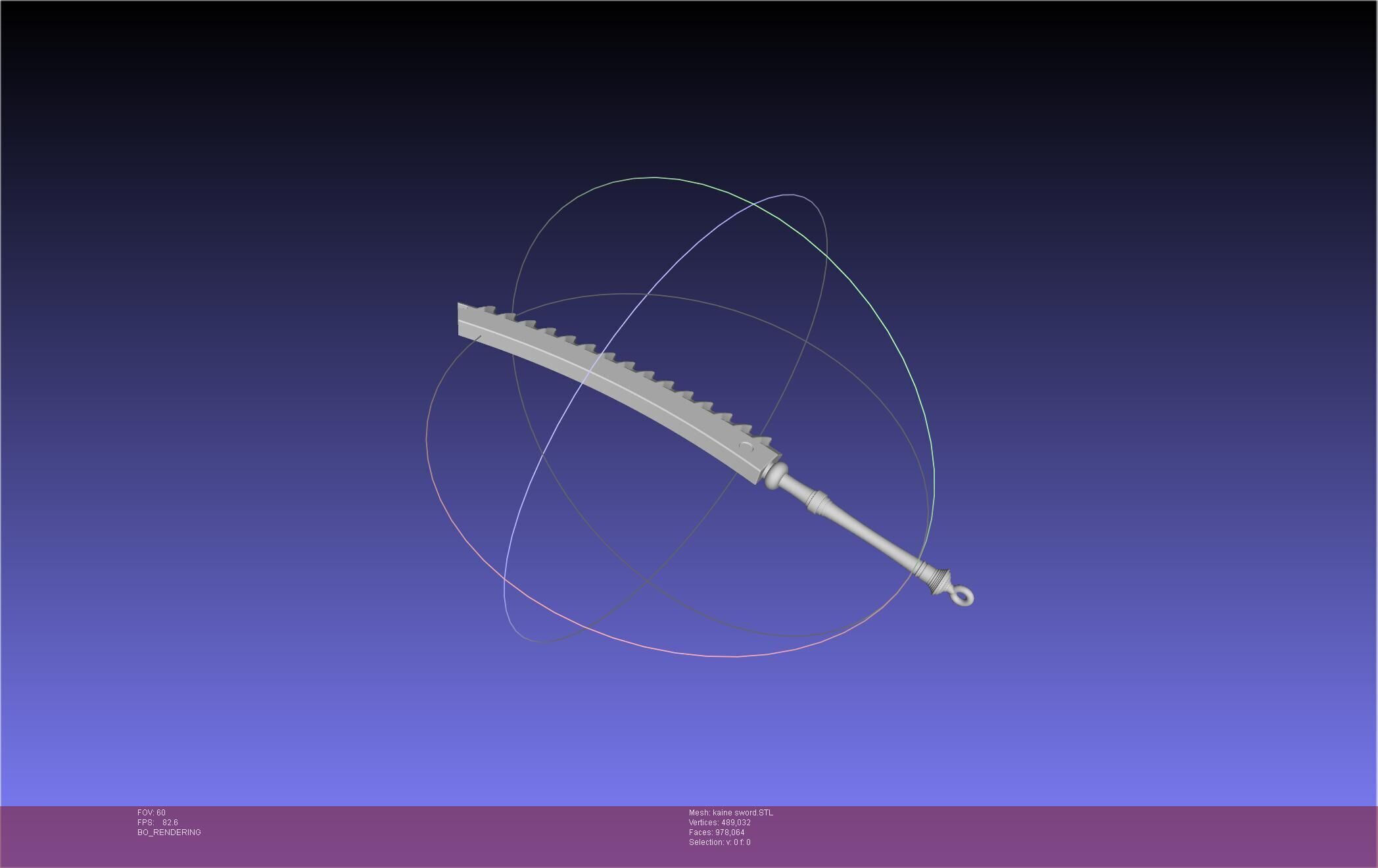 NIER Kaine Sword Printable Assembly 3D model 3D printable | CGTrader