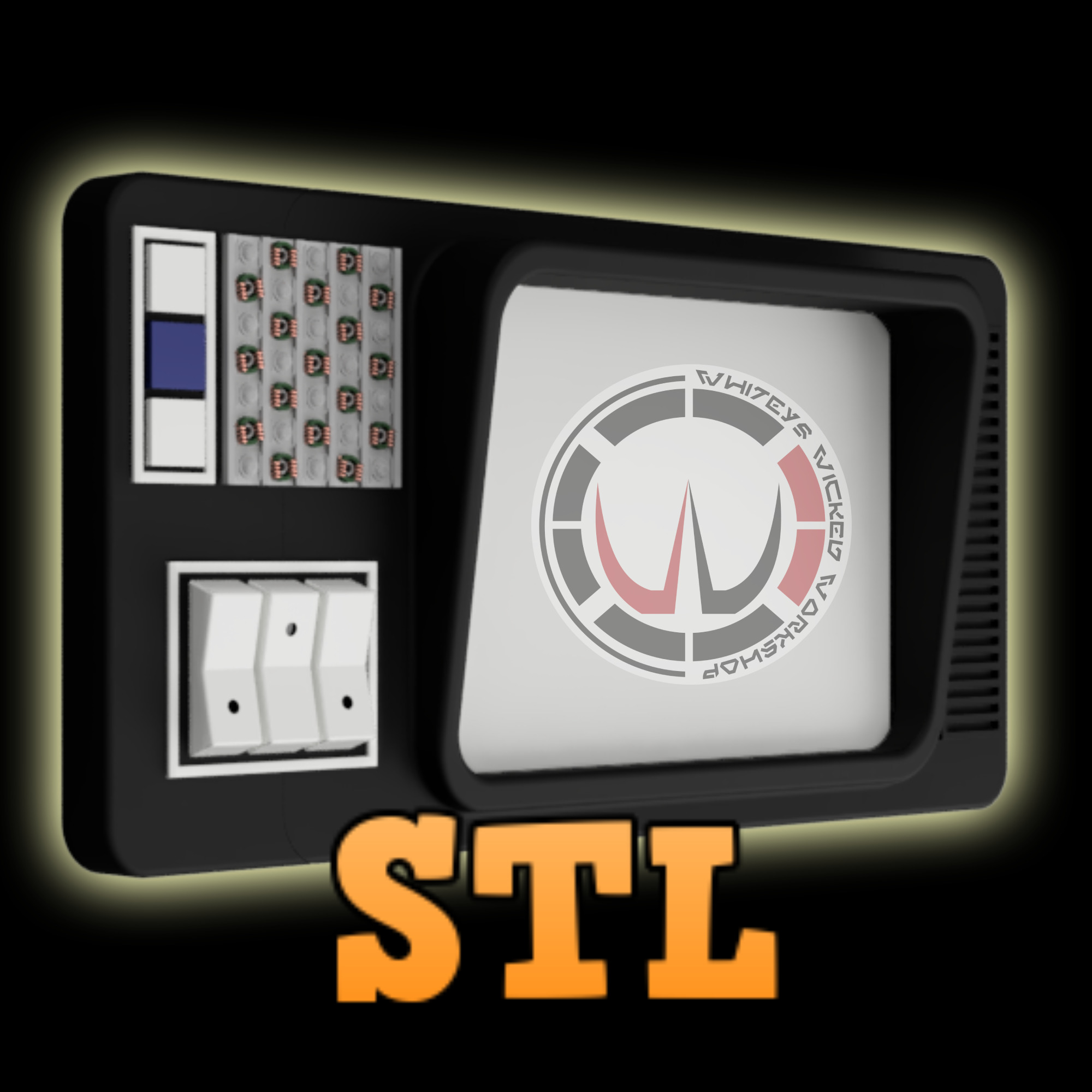 Sci-Fi HUD Mobile 10inch Insert Case Inspired by Andor Star Wars 3D ...