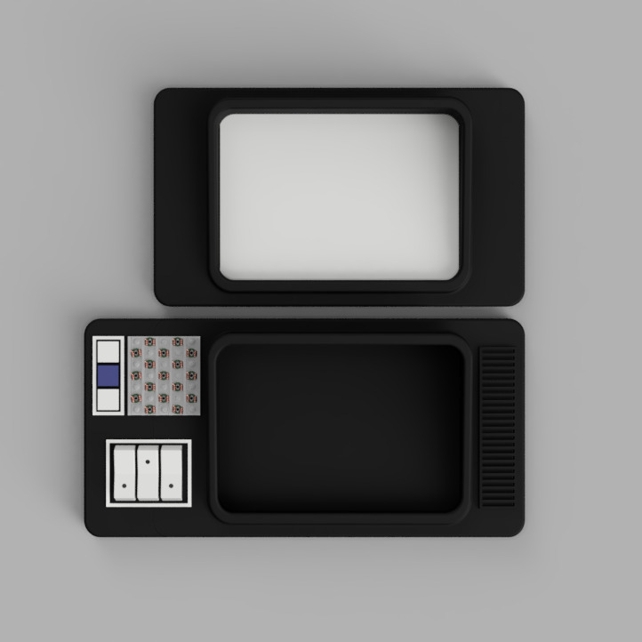 Sci-Fi HUD Mobile 10inch Insert Case Inspired by Andor Star Wars 3D ...
