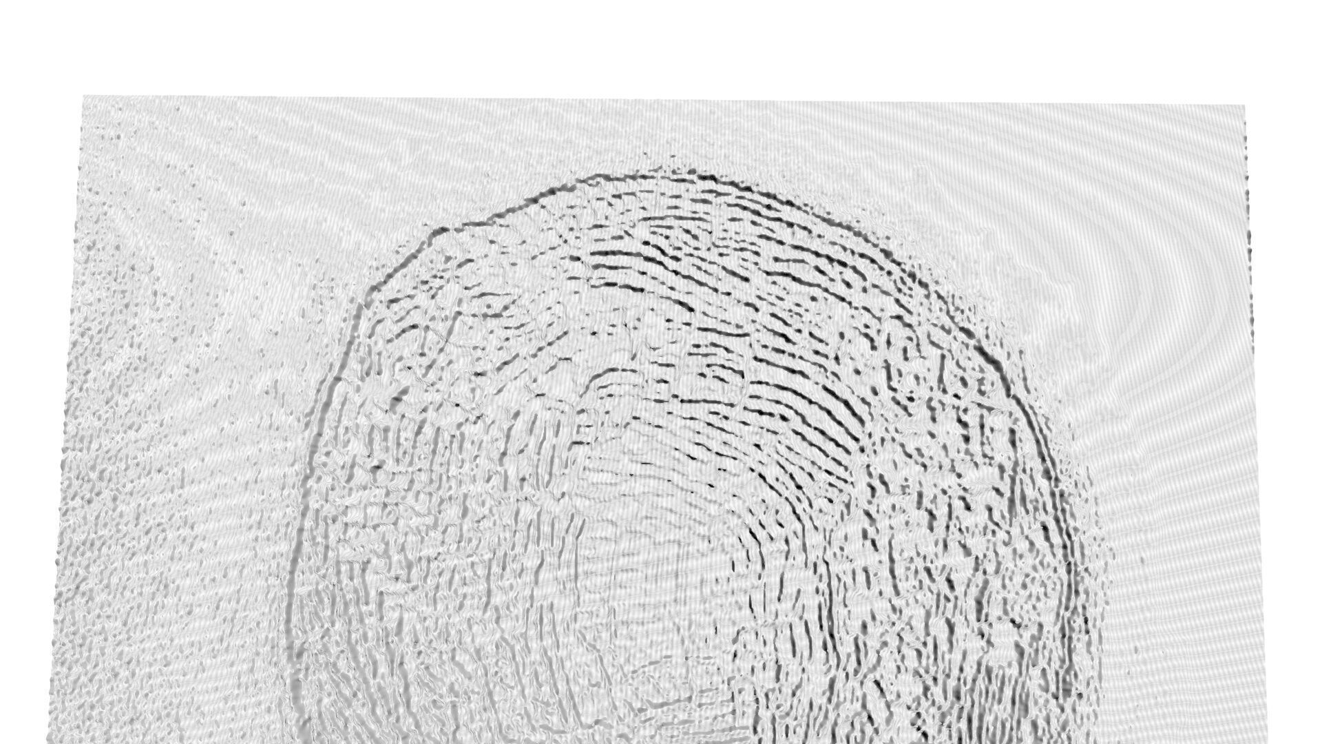 Fingerprint Shaped Island 3D model | CGTrader
