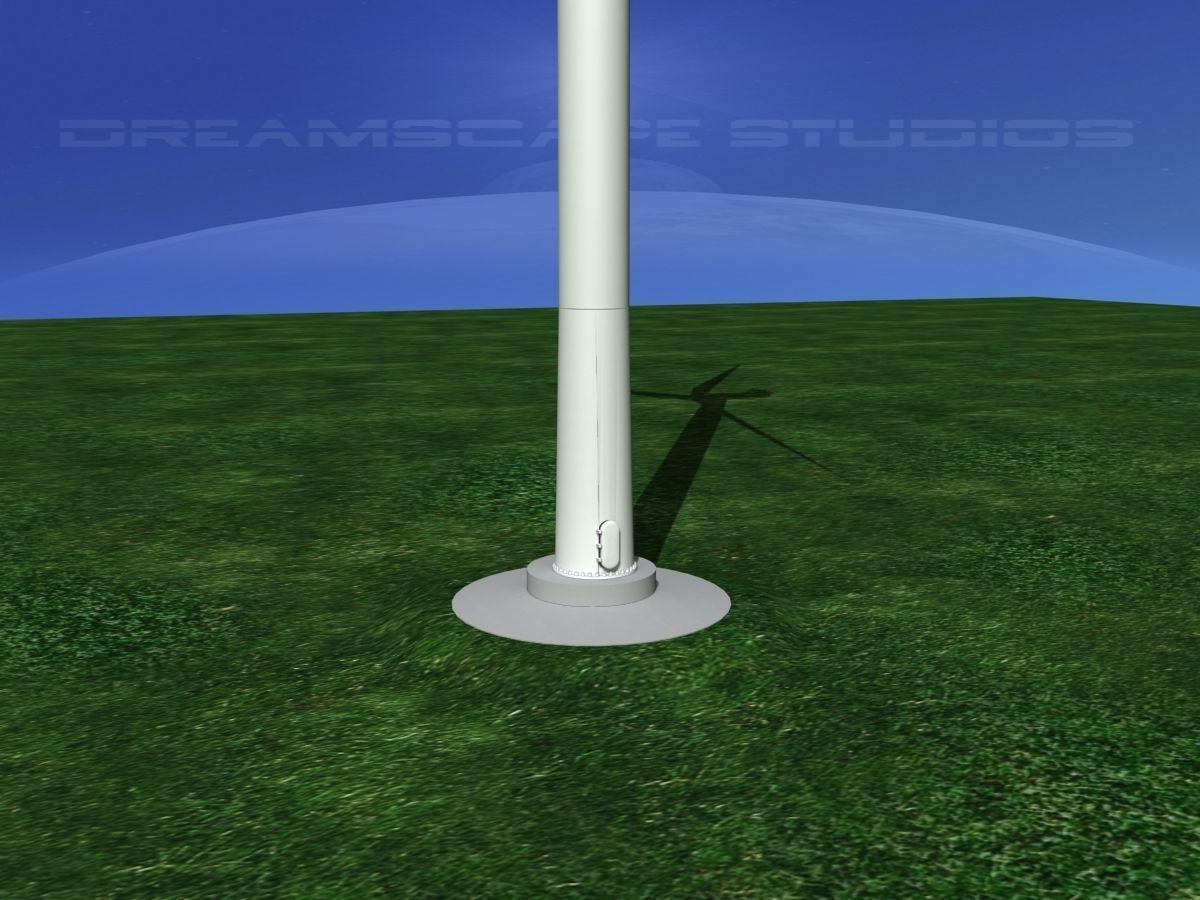 Wind Turbine Vestas V90-2-105 3D model rigged | CGTrader
