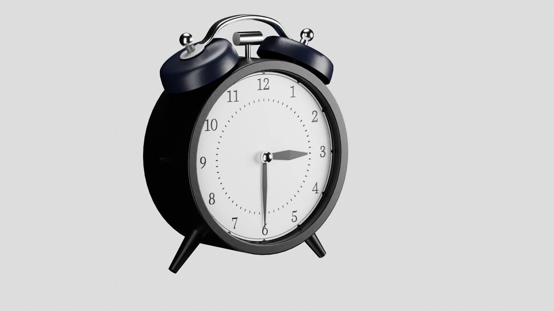 3D model Realistic Vintage Alarm Clock 3D Model Clean Topology VR / AR ...