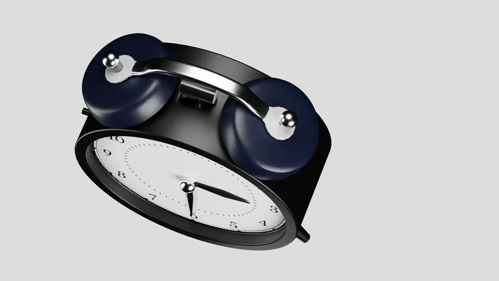 3D model Realistic Vintage Alarm Clock 3D Model Clean Topology VR / AR ...