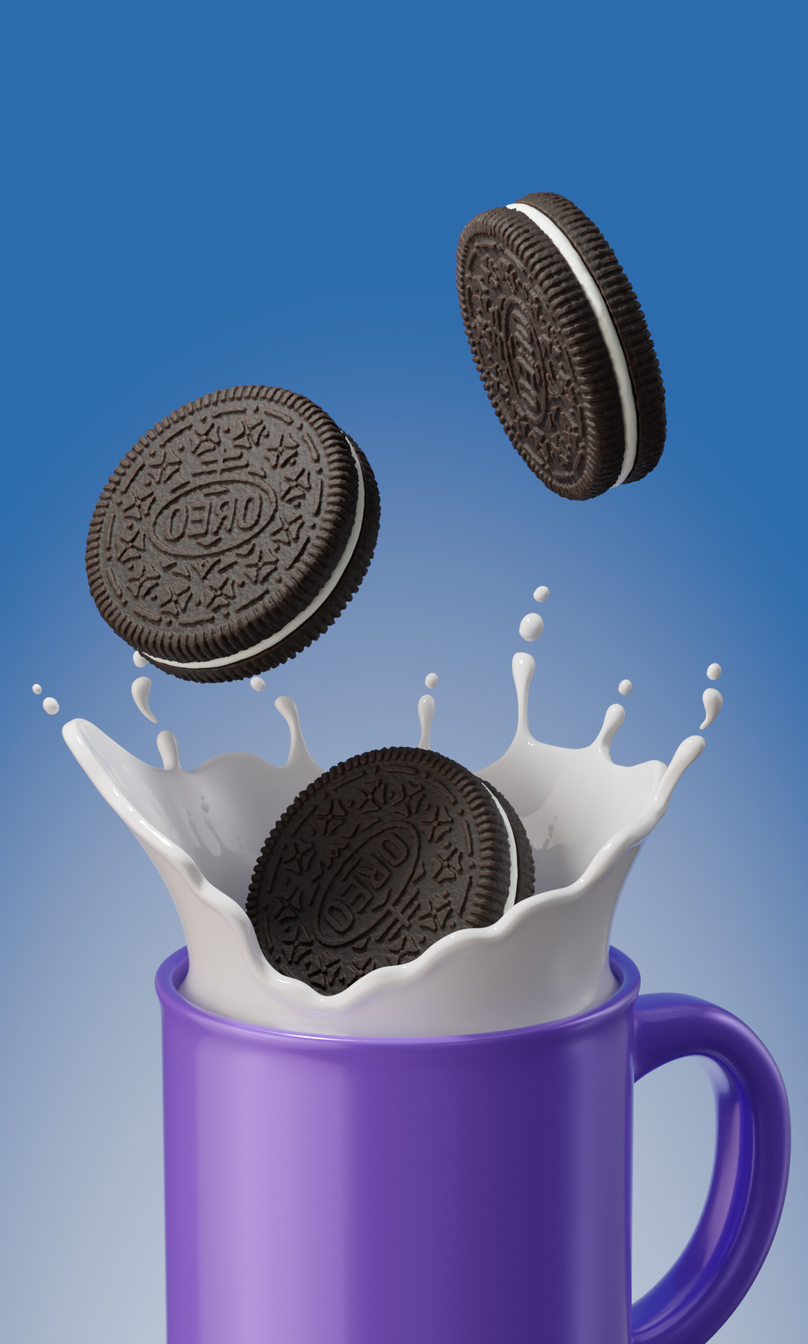 Oreo Scene free 3D model | CGTrader
