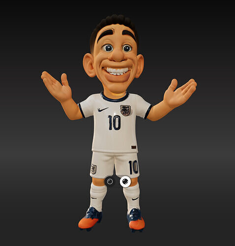Jude Bellingham Mini Fut Series 3D model | CGTrader