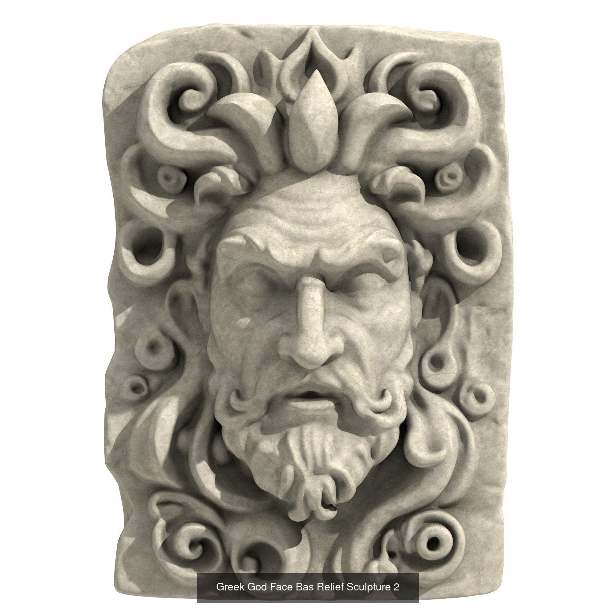 Greek God Face - 3 Models 3D Model Collection | CGTrader