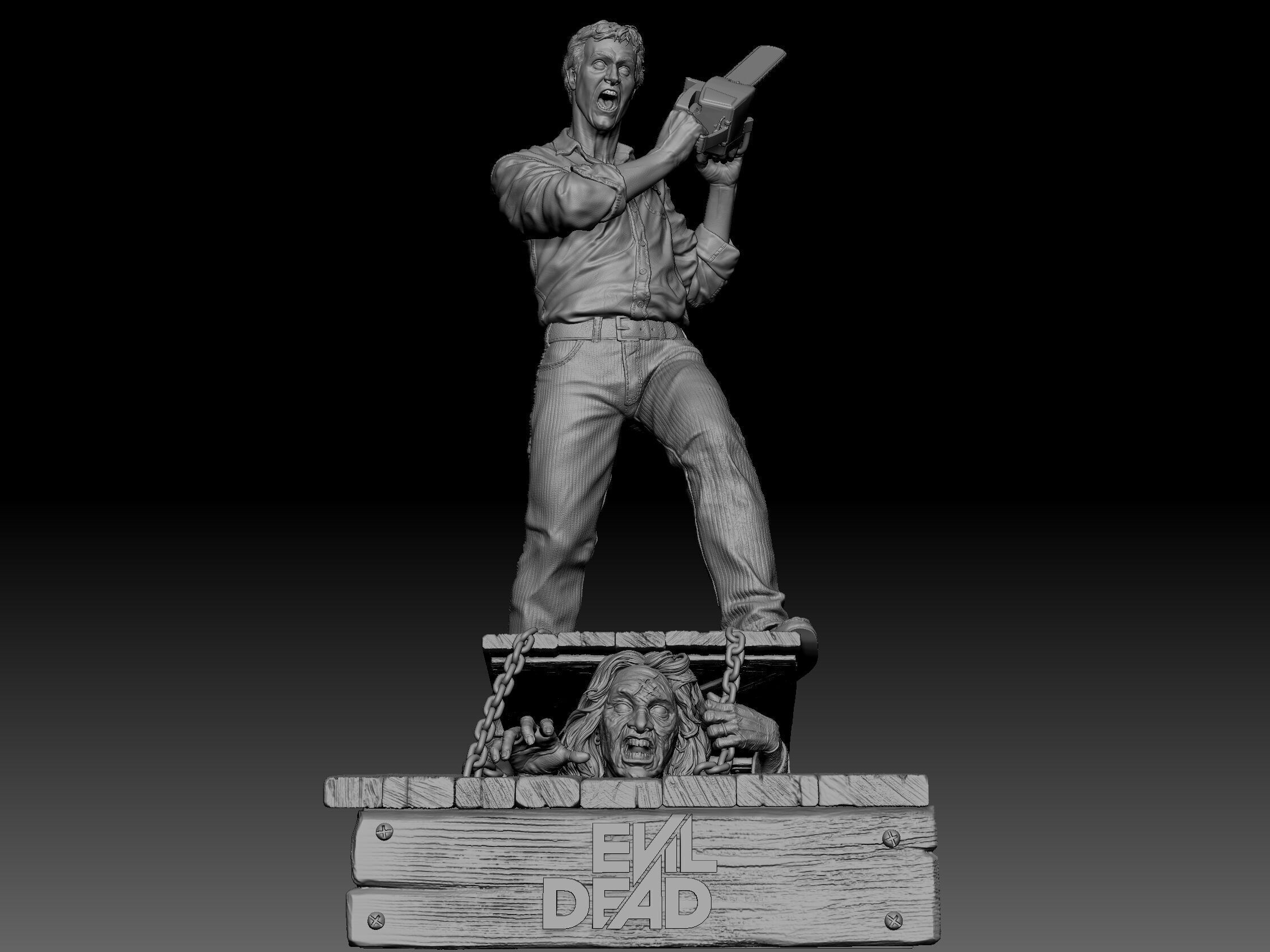 Ash from Evil Dead 3D model 3D printable | CGTrader