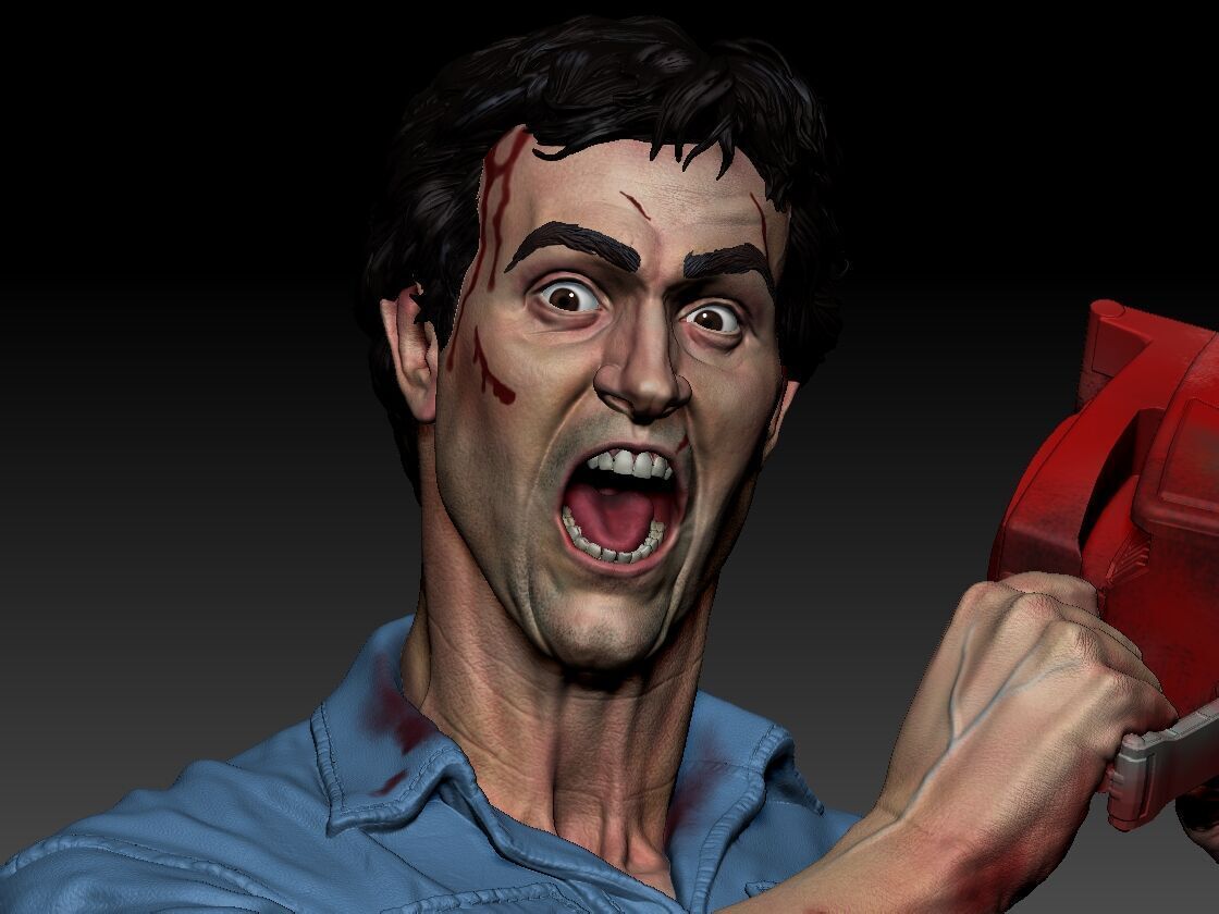 Ash from Evil Dead 3D model 3D printable | CGTrader