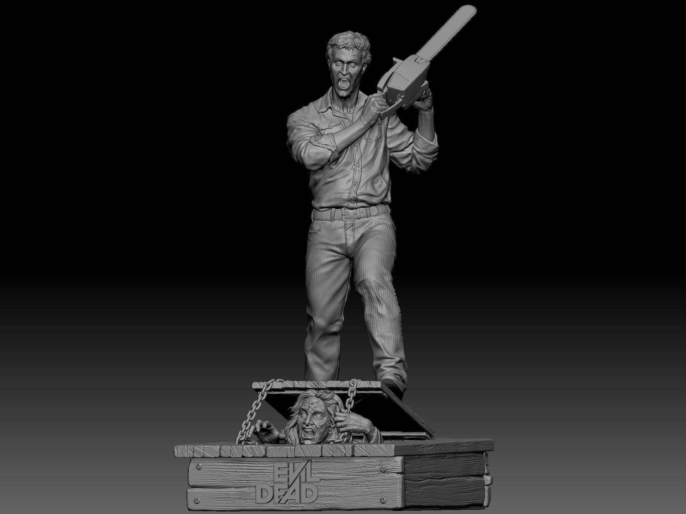 Ash from Evil Dead 3D model 3D printable | CGTrader