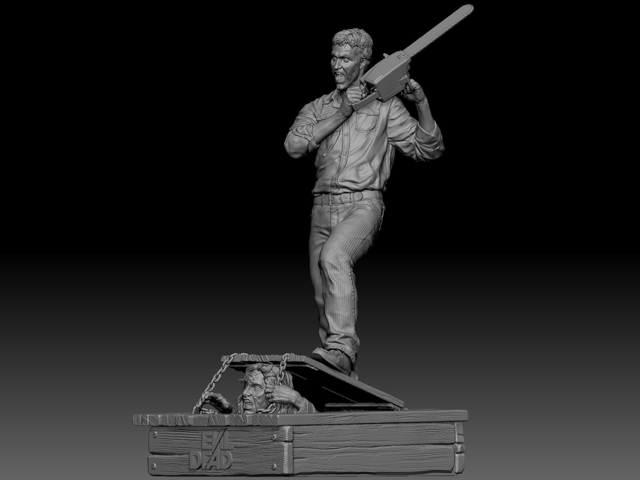 Ash from Evil Dead 3D model 3D printable | CGTrader