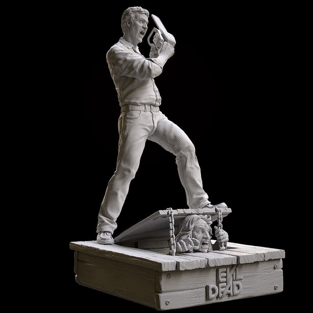 Ash from Evil Dead 3D model 3D printable | CGTrader