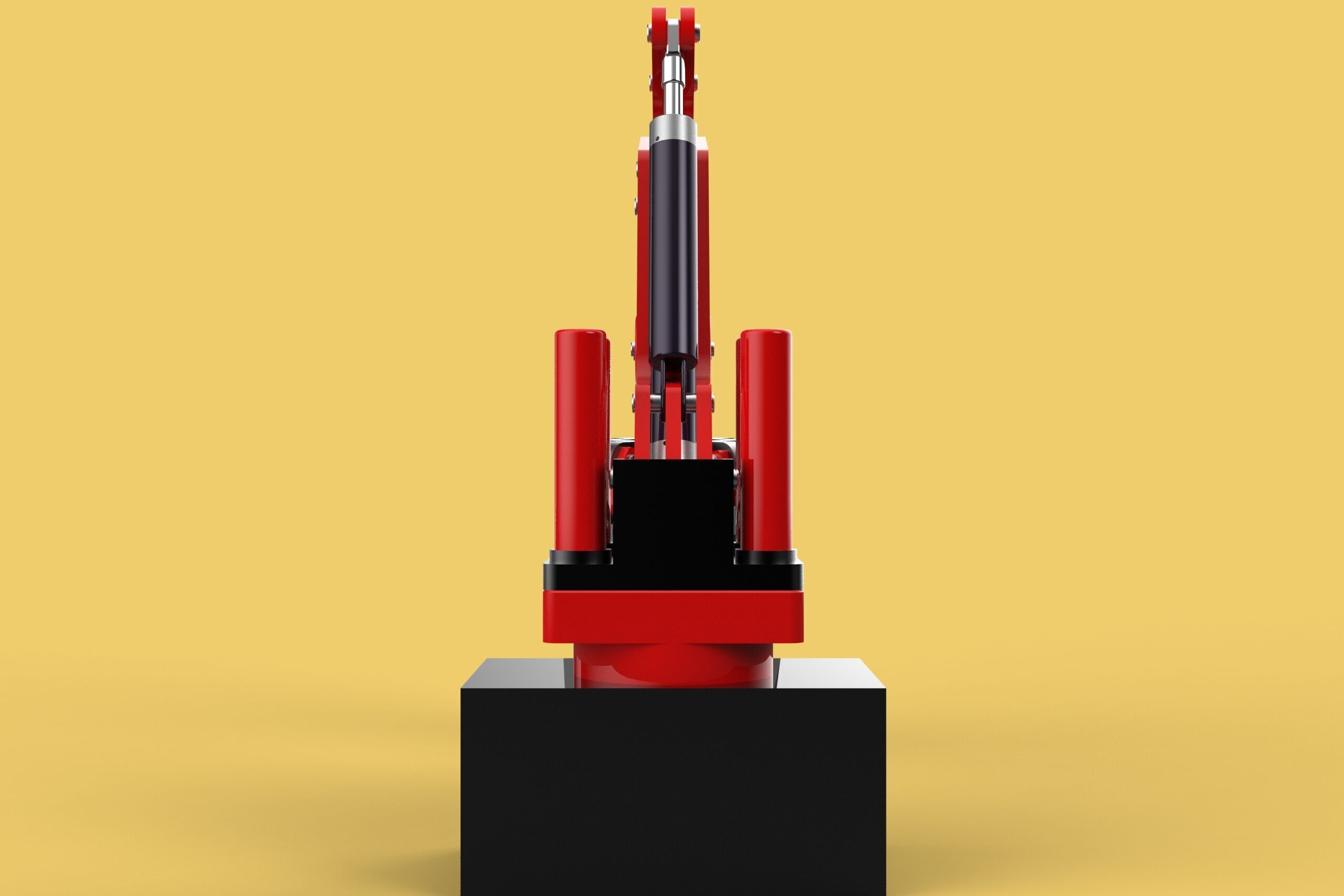 HYDRAULIC CRANE GRABBER CLAW GRIPPER GRAPPLE CLAMP HOOK LIFTER 3D model ...