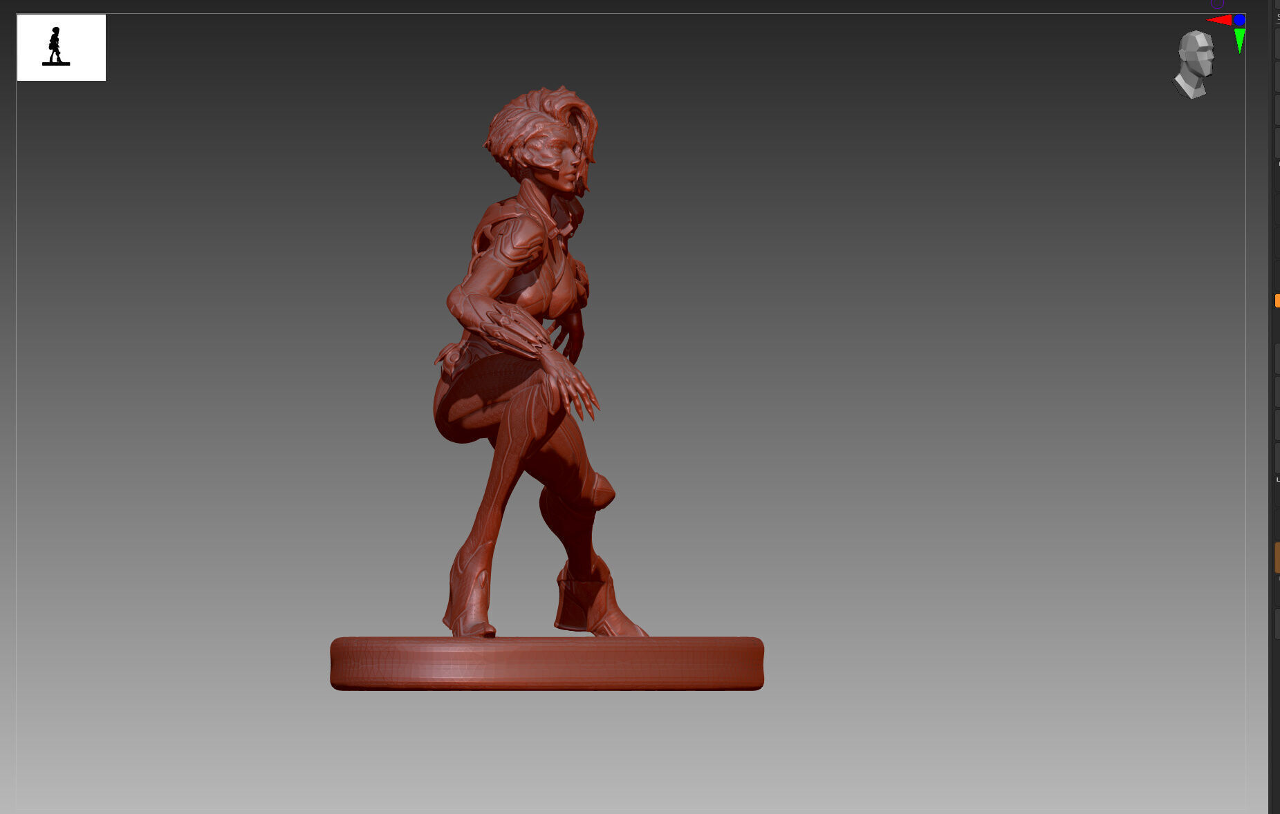 Marvel Rivals Black Widow STL and OBJ 3D model 3D printable | CGTrader