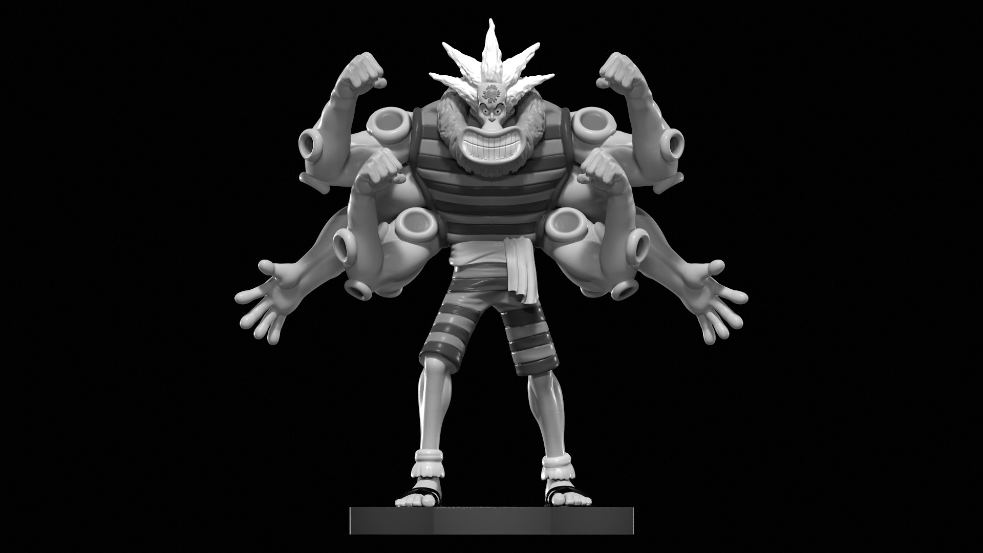 Hatchan - hachi - ONE PIECE - 3D PRINT 3D model 3D printable | CGTrader