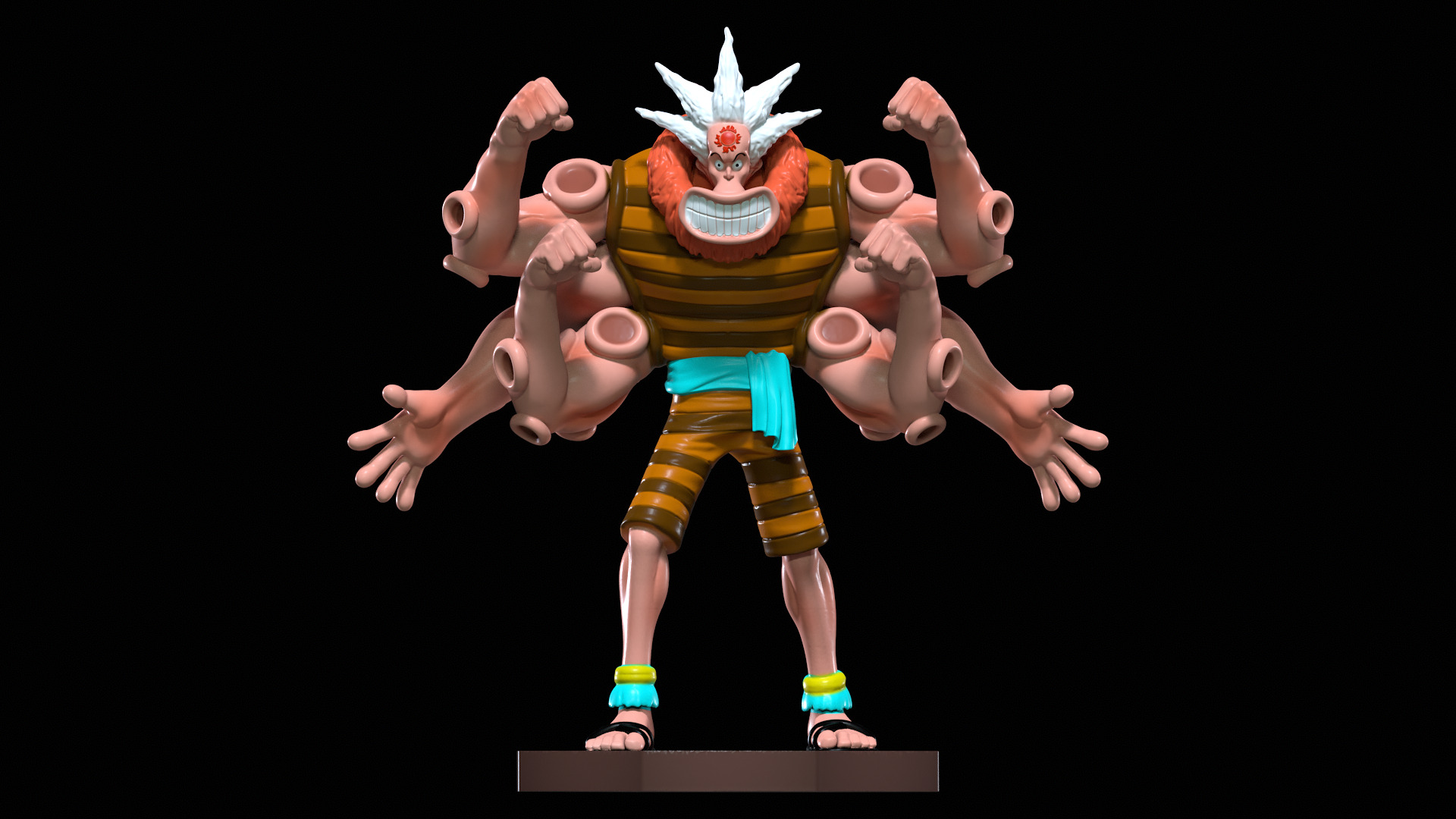 Hatchan - hachi - ONE PIECE - 3D PRINT 3D model 3D printable | CGTrader