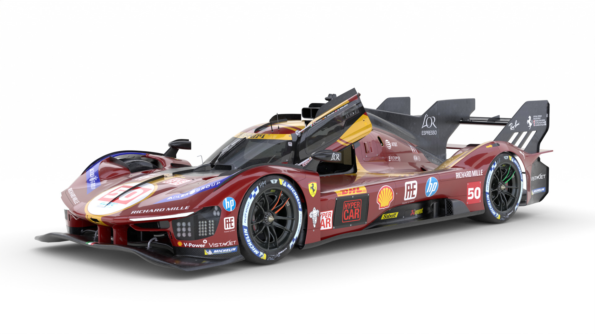 Ferrari 499P LMH 2025 WEC 3D model | CGTrader