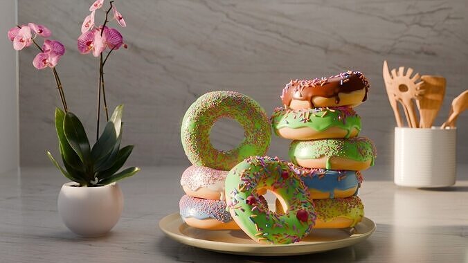 Donut 3D model | CGTrader