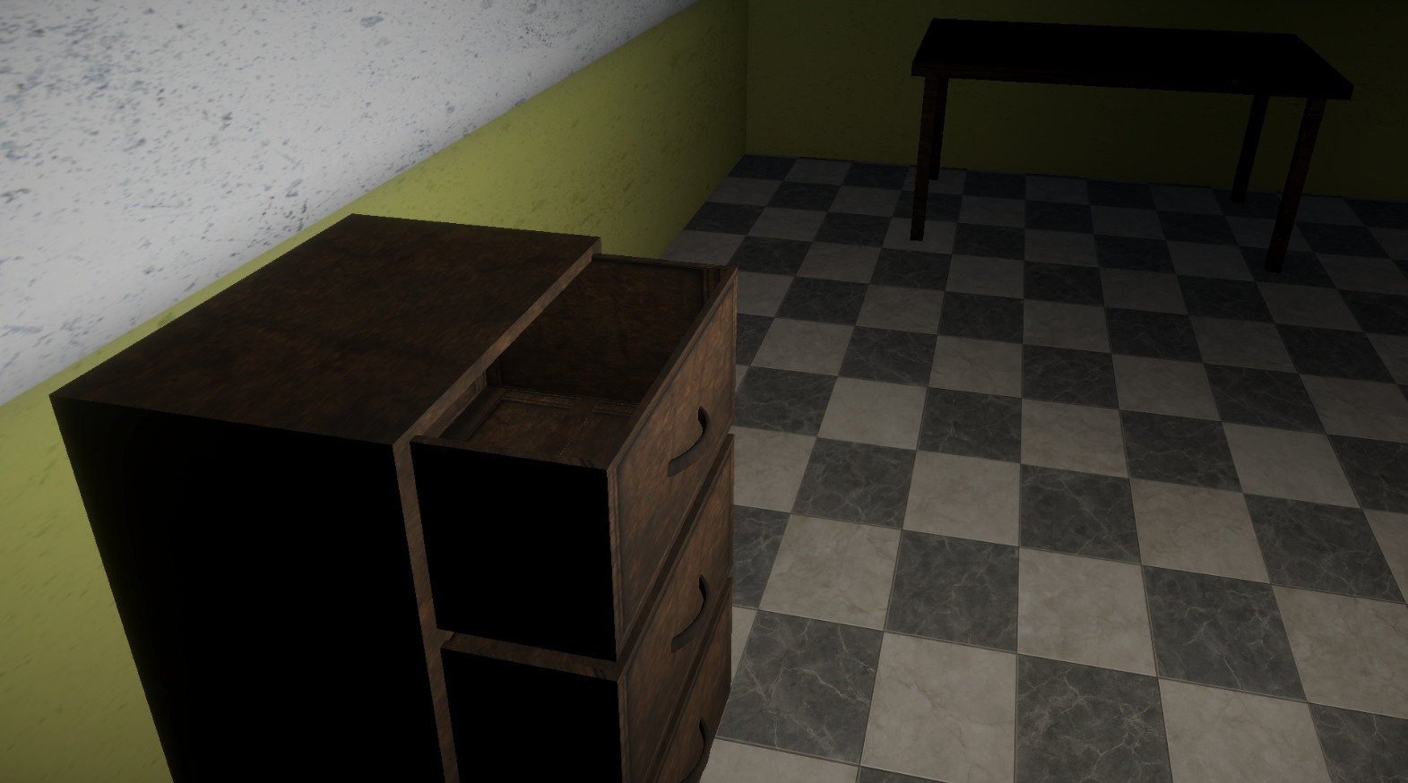 Horror room model for indie game free VR / AR / low-poly 3D model ...