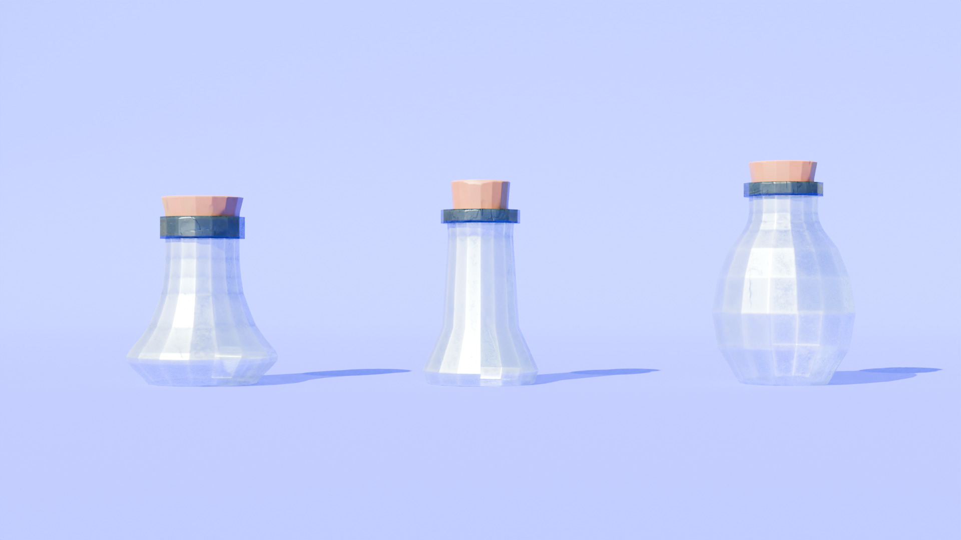 Stylized Potion Pack free VR / AR / low-poly 3D model | CGTrader