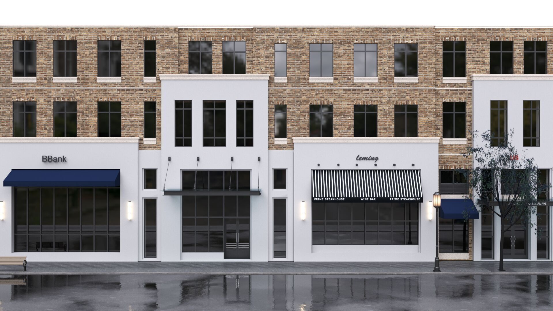 Free Facades - 3D Exterior free 3D model | CGTrader