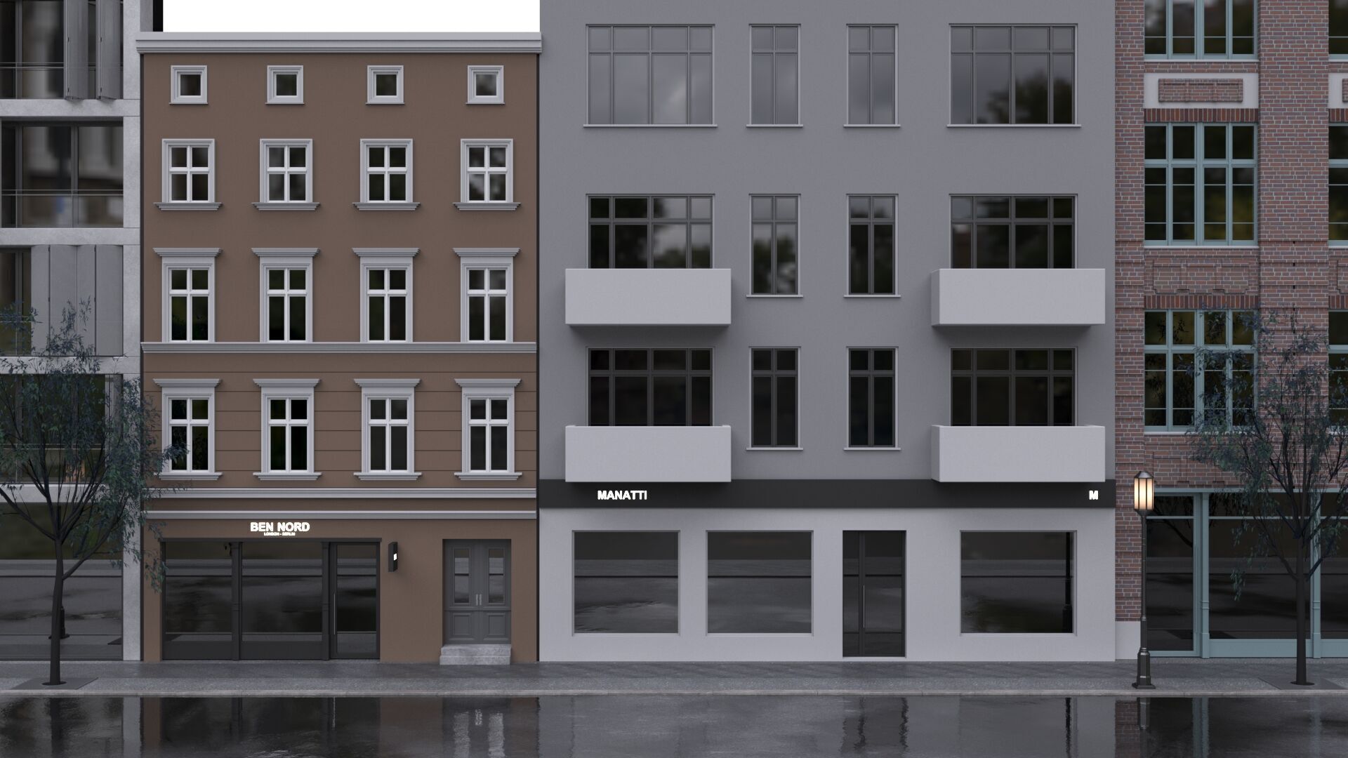 Free Facades - 3D Exterior free 3D model | CGTrader