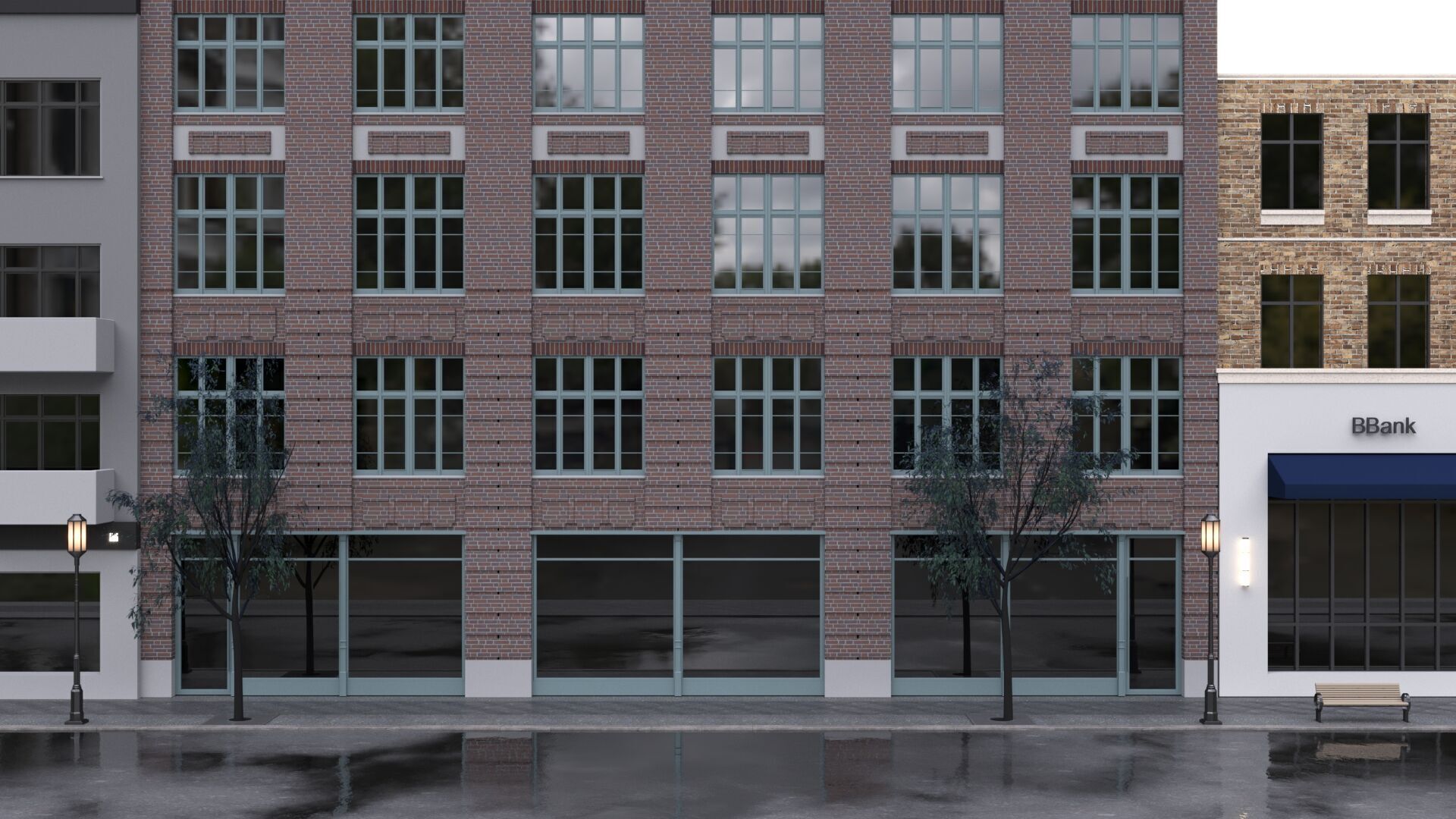 Free Facades - 3D Exterior free 3D model | CGTrader