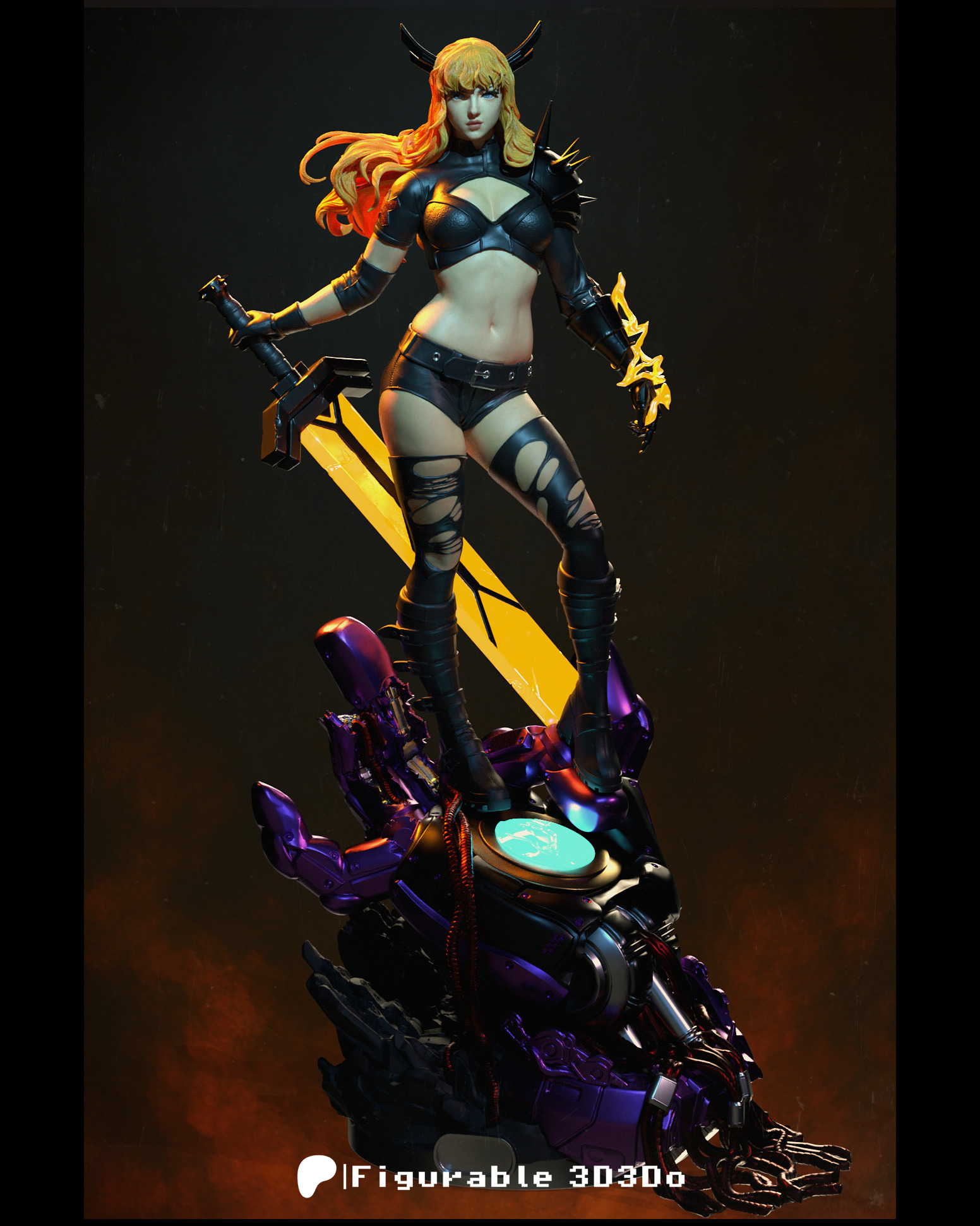 Magik Marvel classic printable 3D model 3D printable | CGTrader