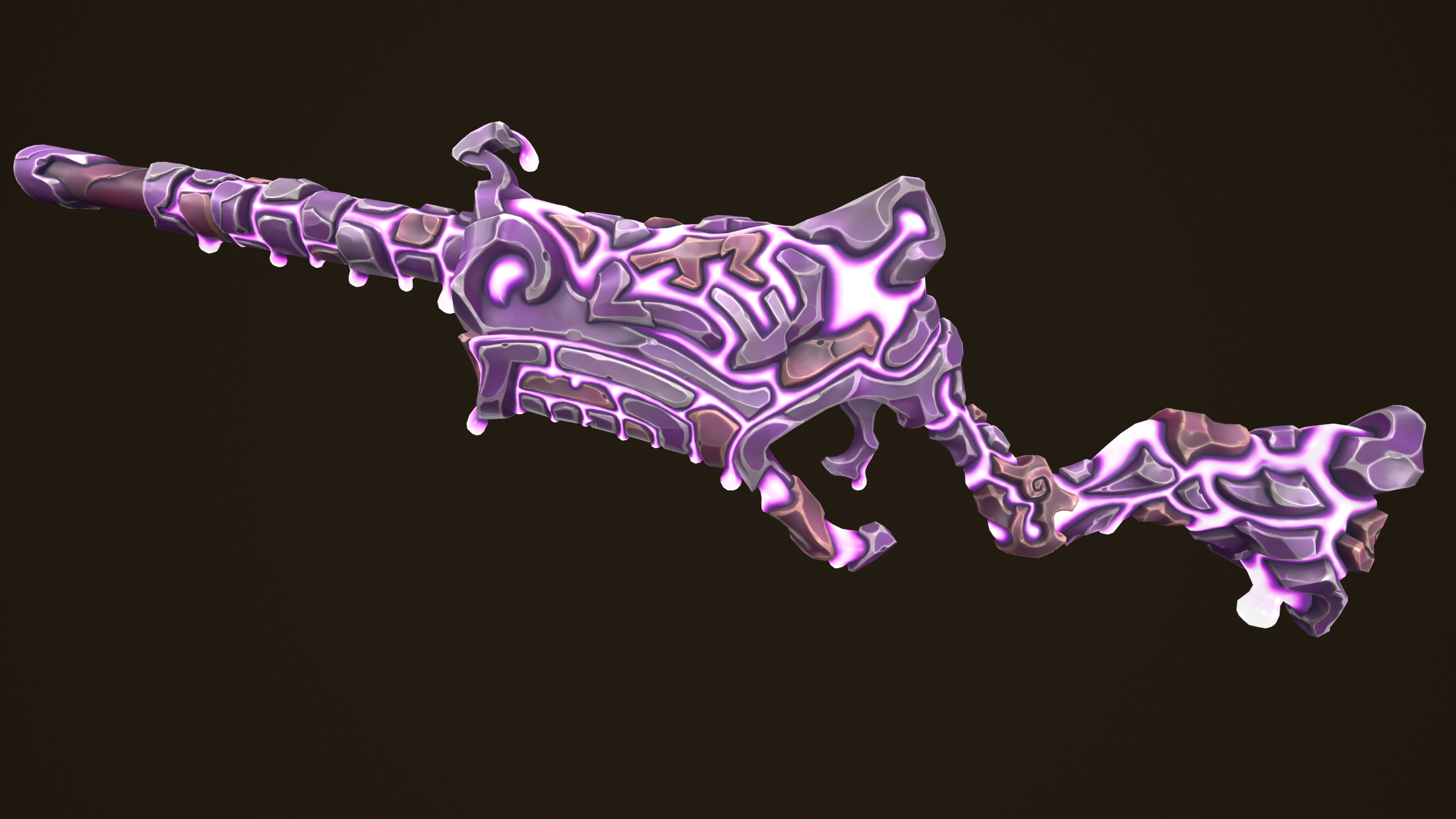 3D model Modular stylized rifles collection VR / AR / low-poly | CGTrader