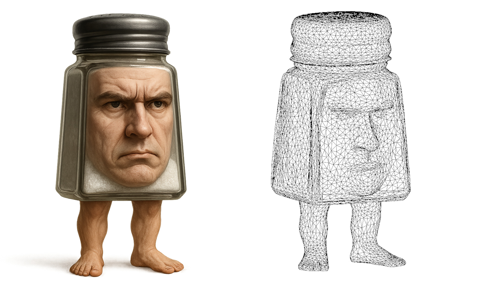 3D model Italian Brainrot Characters 3 VR / AR / low-poly | CGTrader