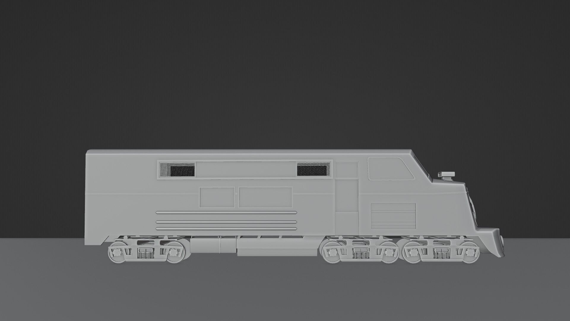 Train Turbine engine 3D model | CGTrader