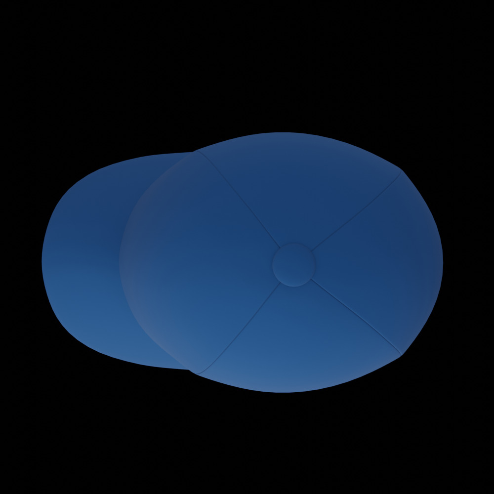 Blue Cap free VR / AR / low-poly 3D model | CGTrader
