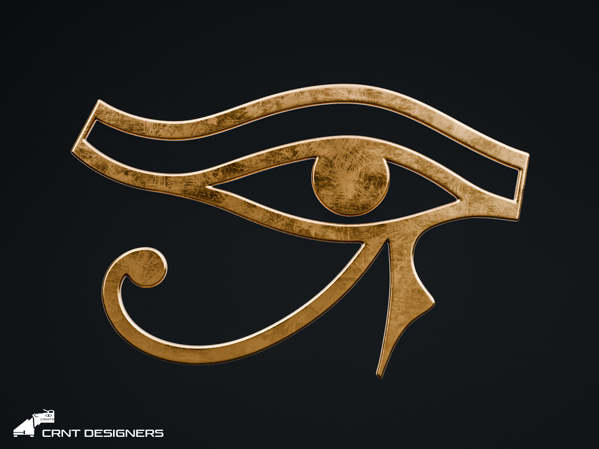 Eye of Horus - Egyptian symbol 3D model | CGTrader