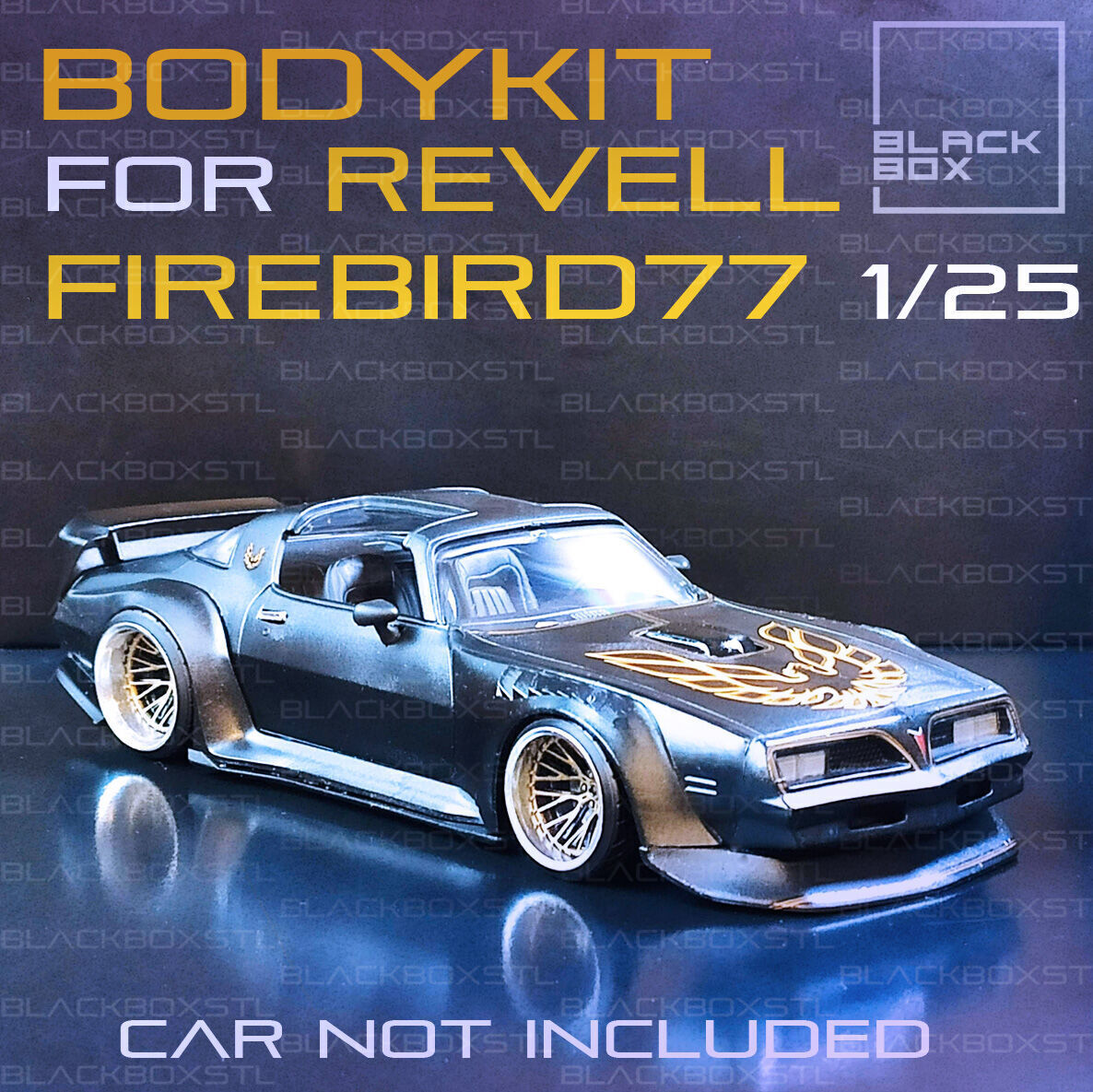 Bodykit for FIREBIRD 77 Revell modelkit 1-25th scale 3D model 3D ...