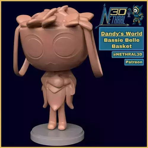 Dandy World Bassie 3D model 3D printable | CGTrader