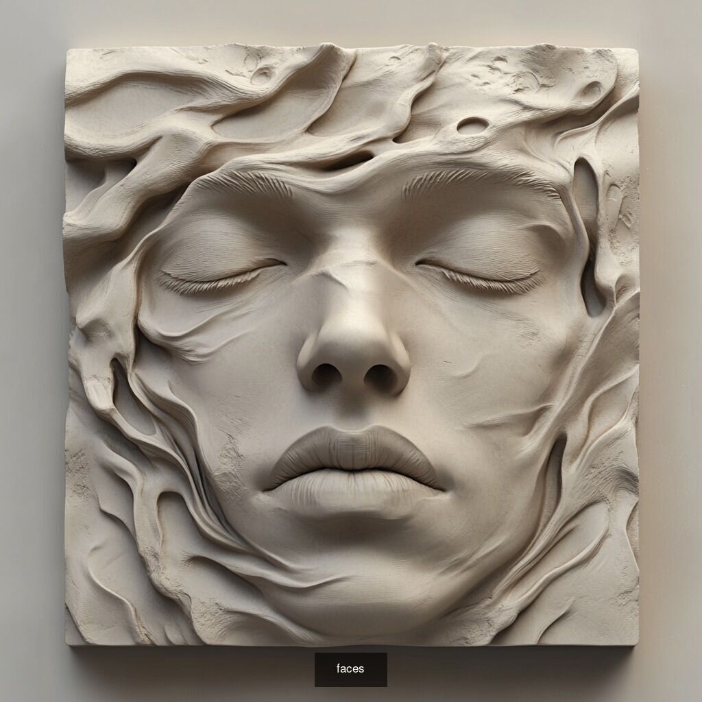 Woman faces 3d model for cnc and 3d print 3D Model Collection 3D ...