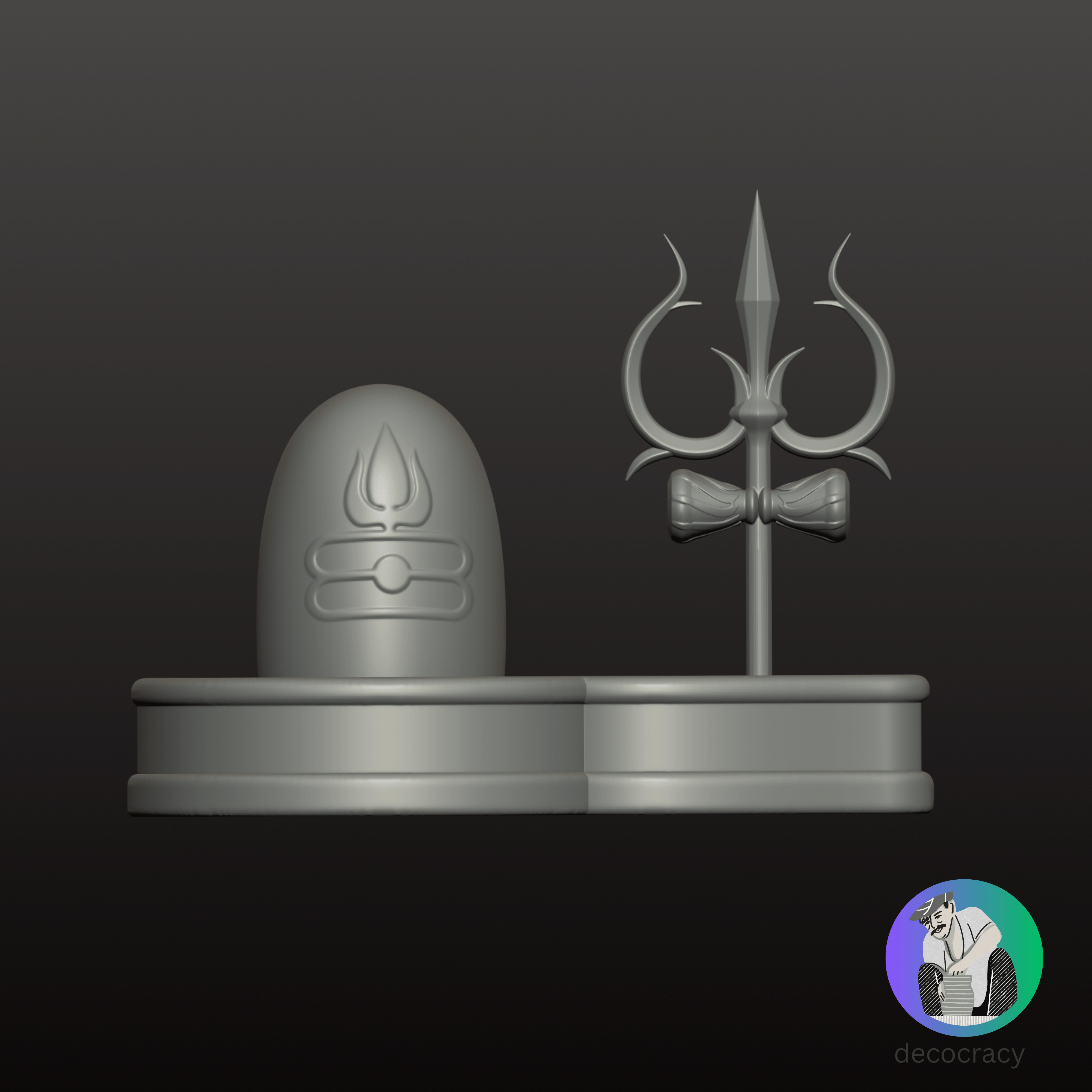 Lord Shiva Shivling Hindu God Idol Like Somnath Ji Trident 5 In 3D ...