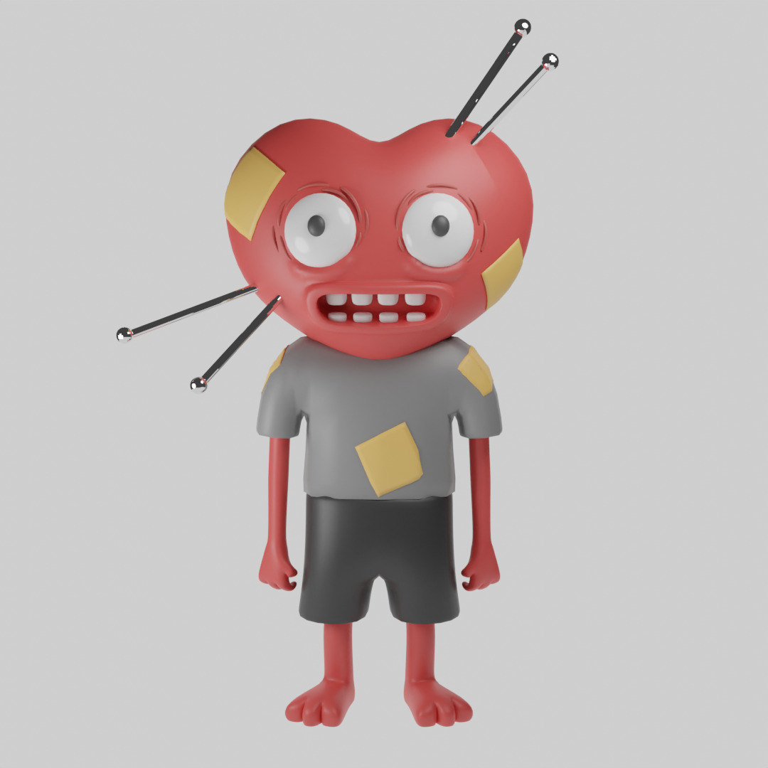 Emo guy 3D model | CGTrader