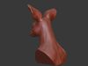 Kangaroo Head Bust 3D STL Printable - 3D Model STL 3D print 3D model 3D ...