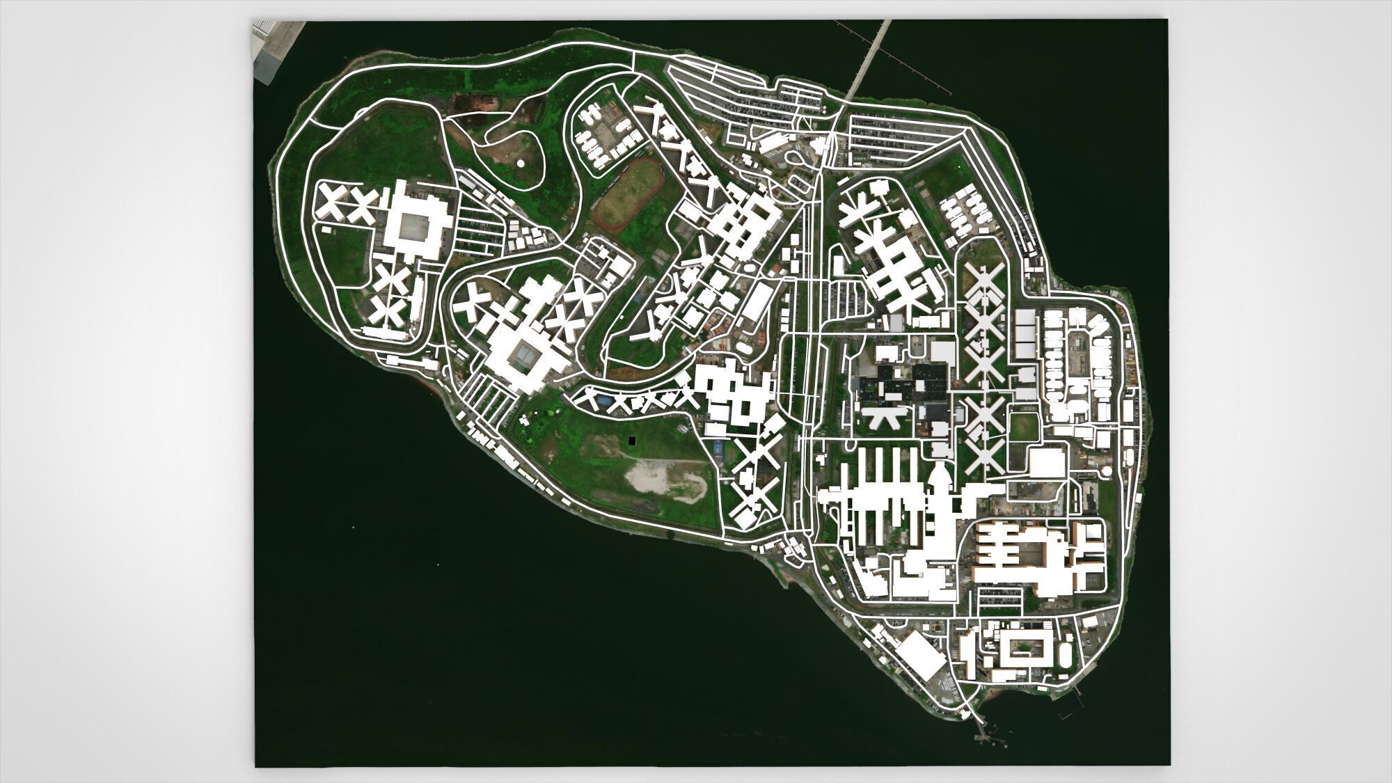 Rikers Island NY USA 3D model | CGTrader
