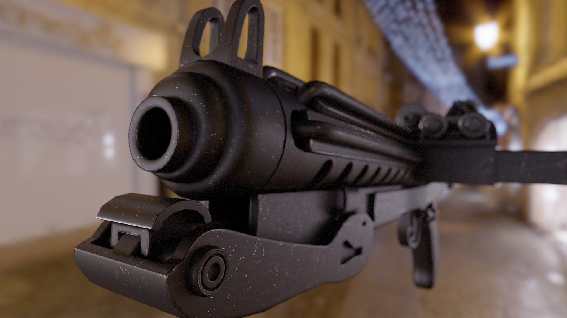 3D model E11 Blaster VR / AR / low-poly | CGTrader