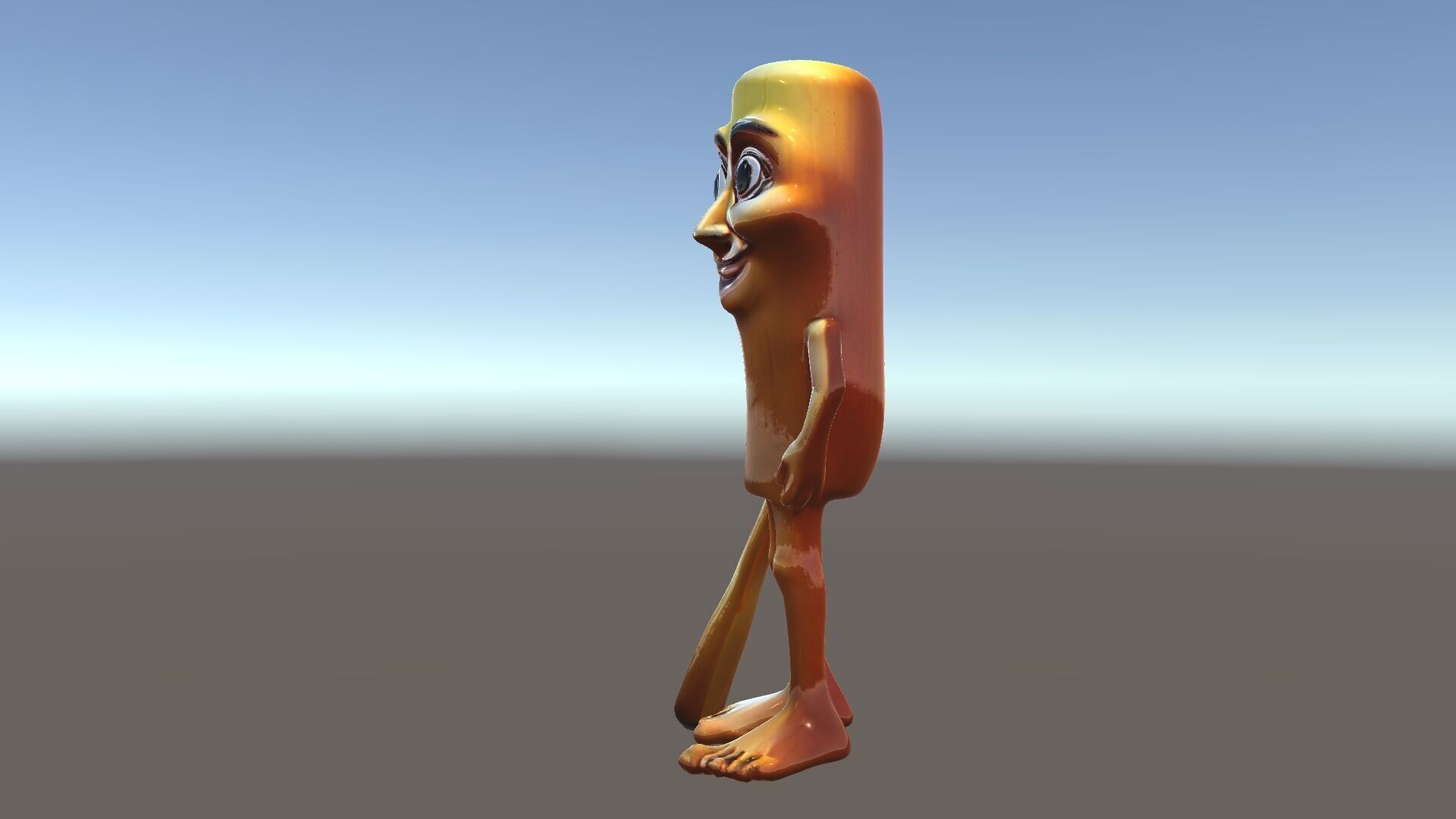 3D model Thug thug sahur Humanoid Wooden Figure VR / AR / low-poly ...