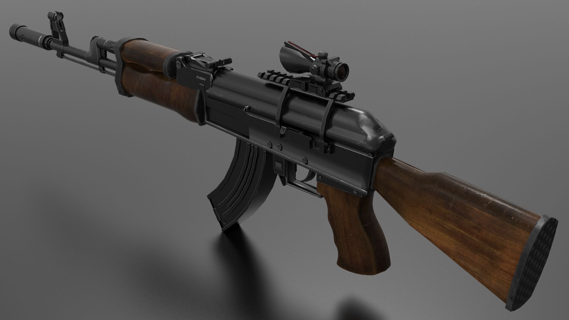 3D model AK47 Assault Rifle Fps - Tps VR / AR / low-poly | CGTrader
