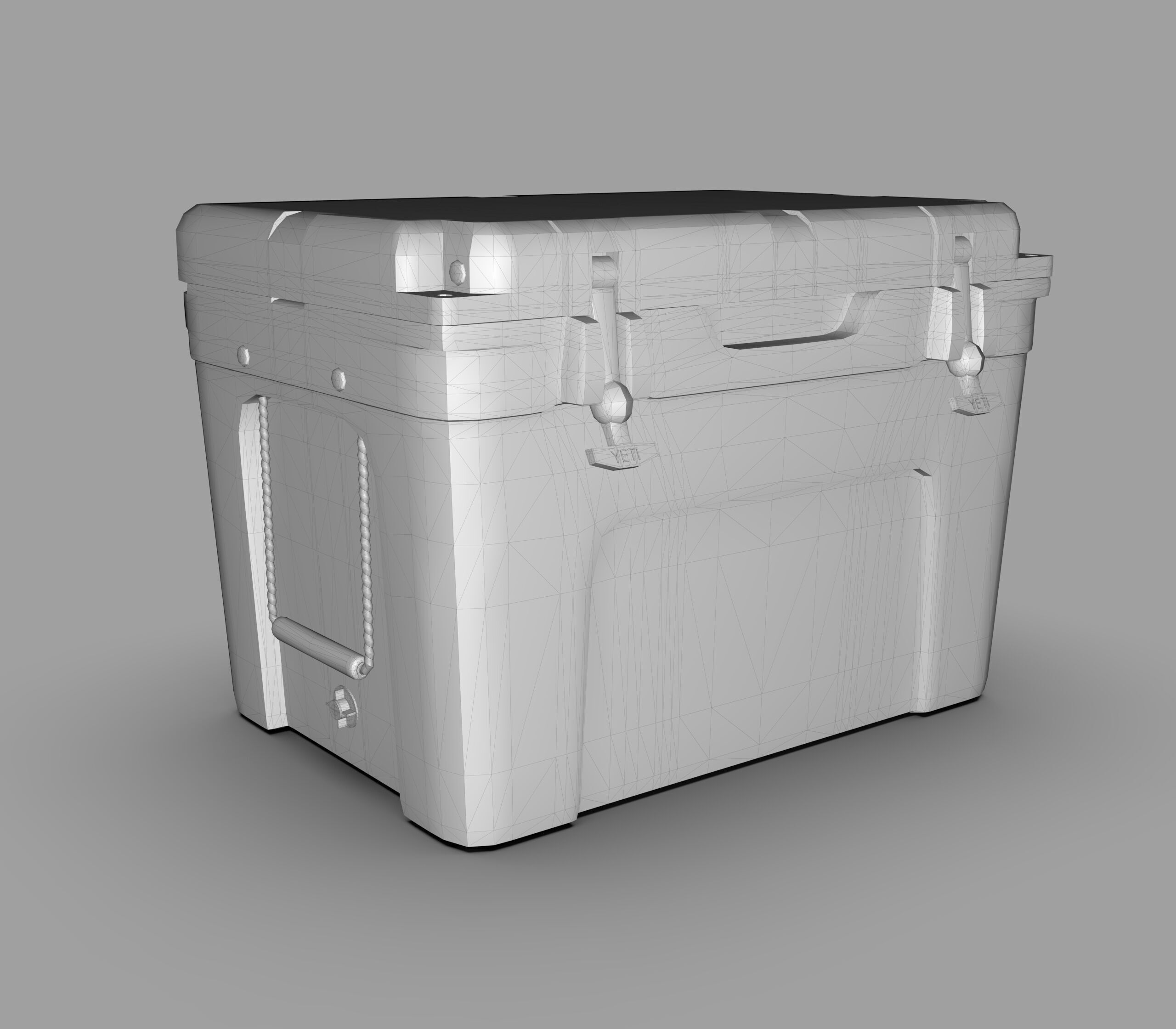 Generic Cooler Box YETI Style free 3D model | CGTrader