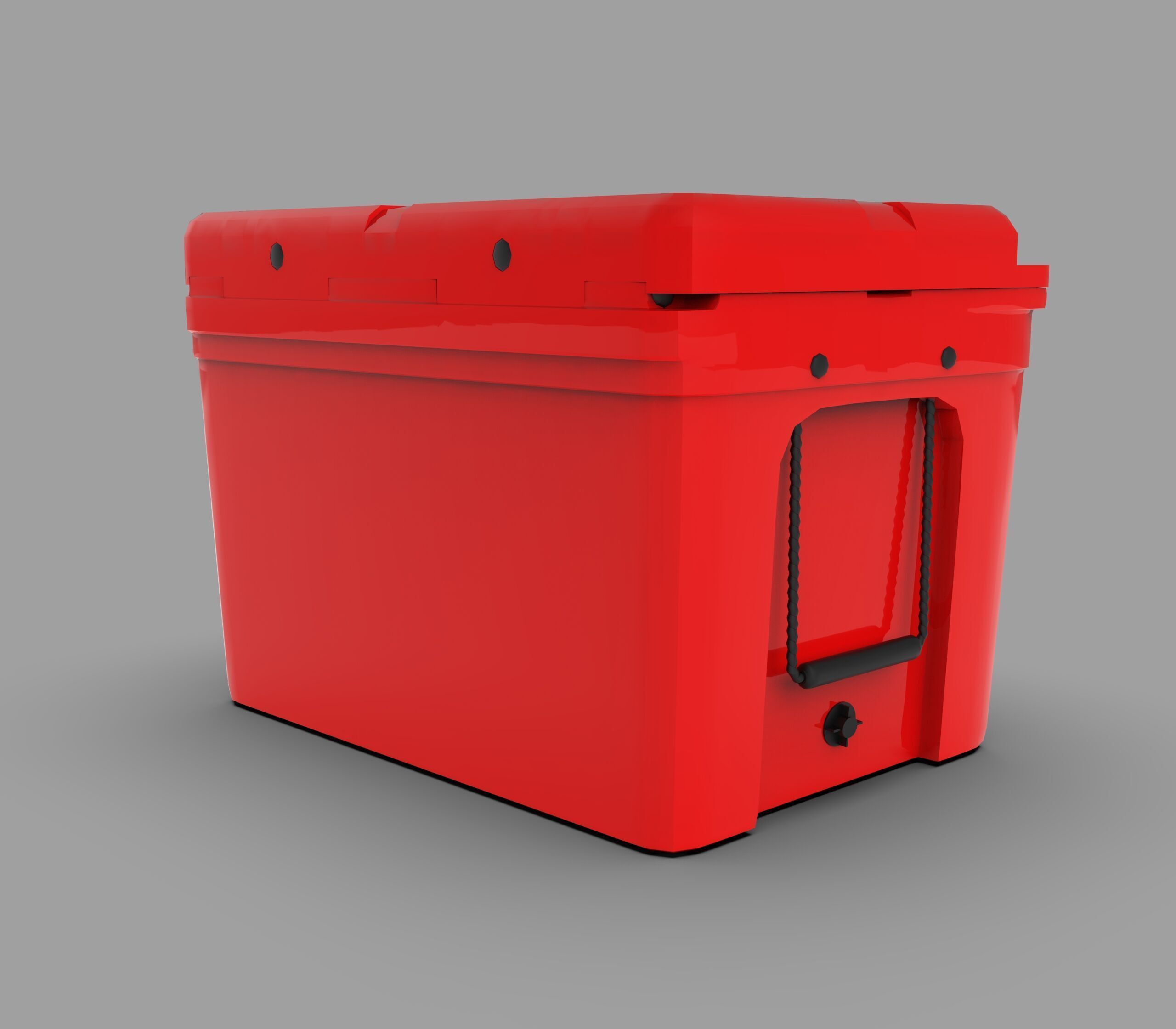 Generic Cooler Box YETI Style free 3D model | CGTrader