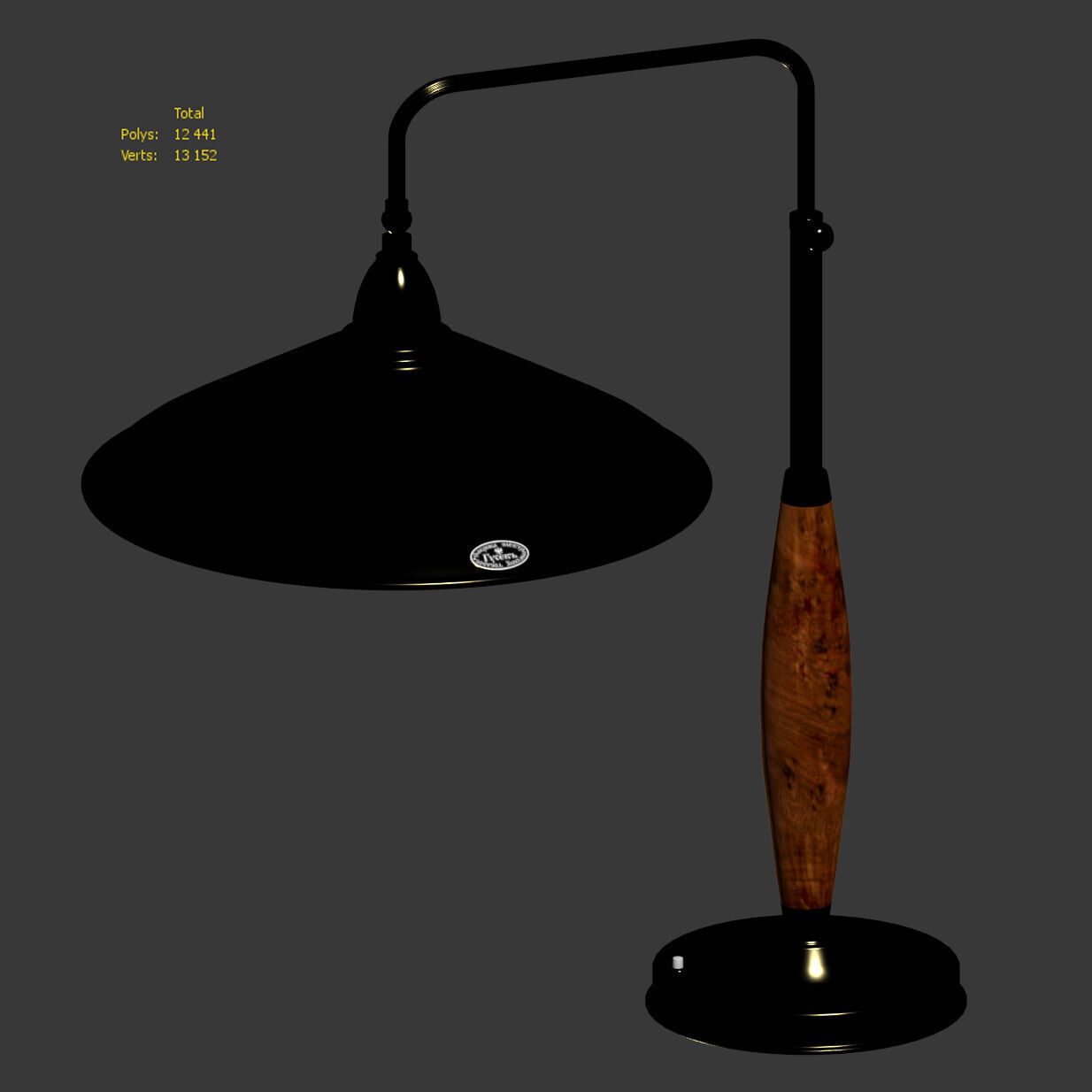 Table lamp Gusev 3D model | CGTrader