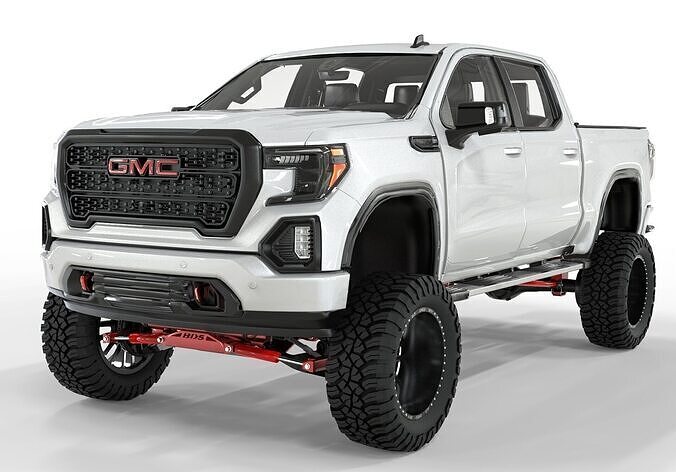 Gmc Sierra Denali 1500 Lifted 2024 3D model | CGTrader