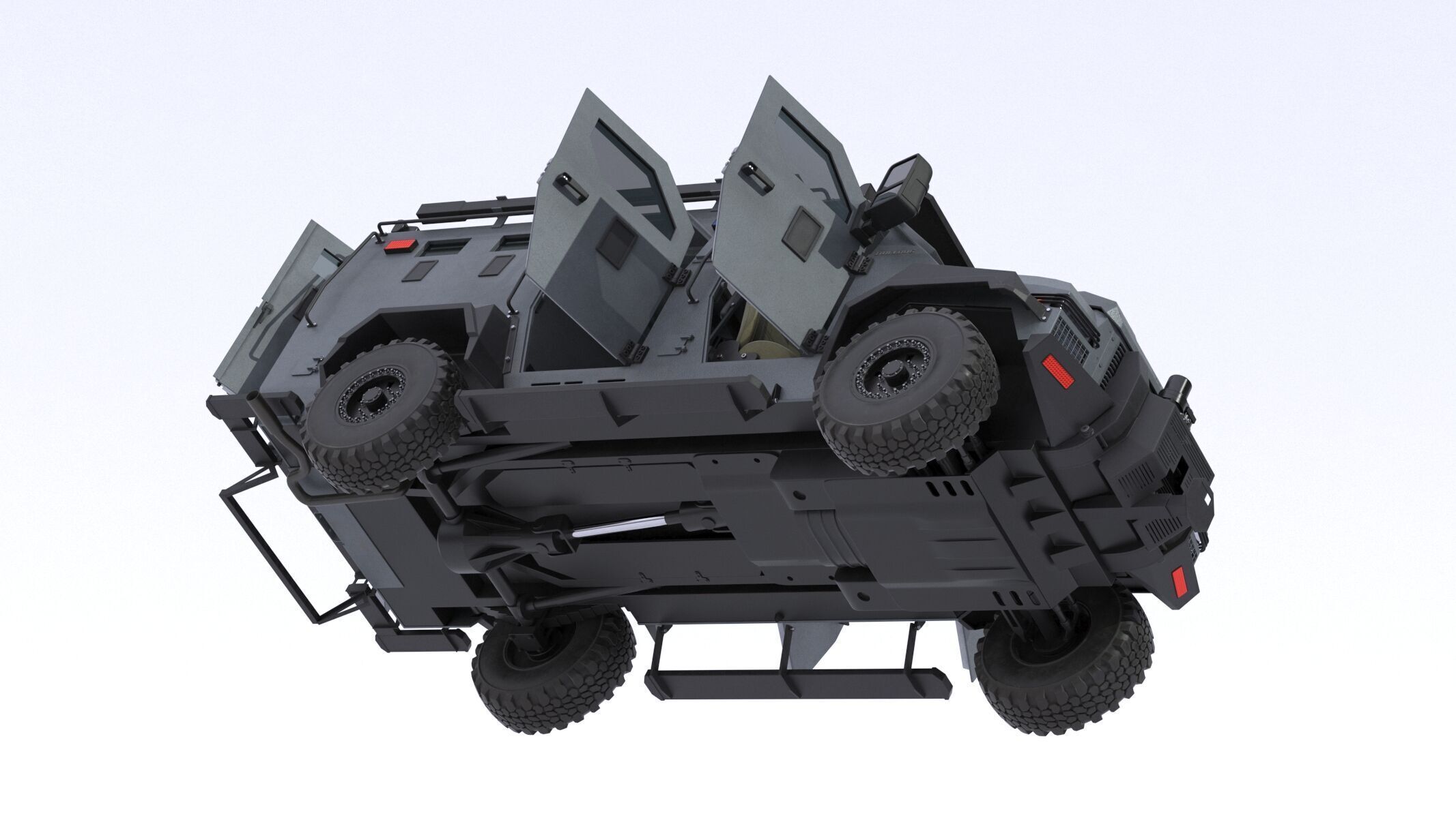 3D model Alpine Armored Bulldog Tactical SWATAPC Truck Military Vehicle ...